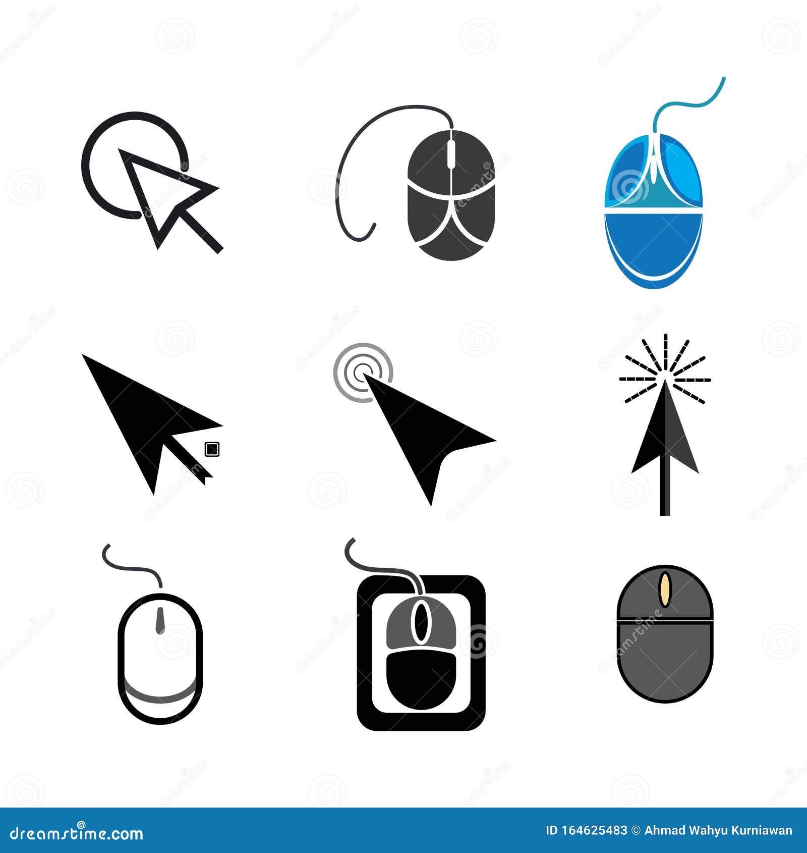 Logo De L'ordinateur De Souris Illustration de Vecteur - Illustration ...