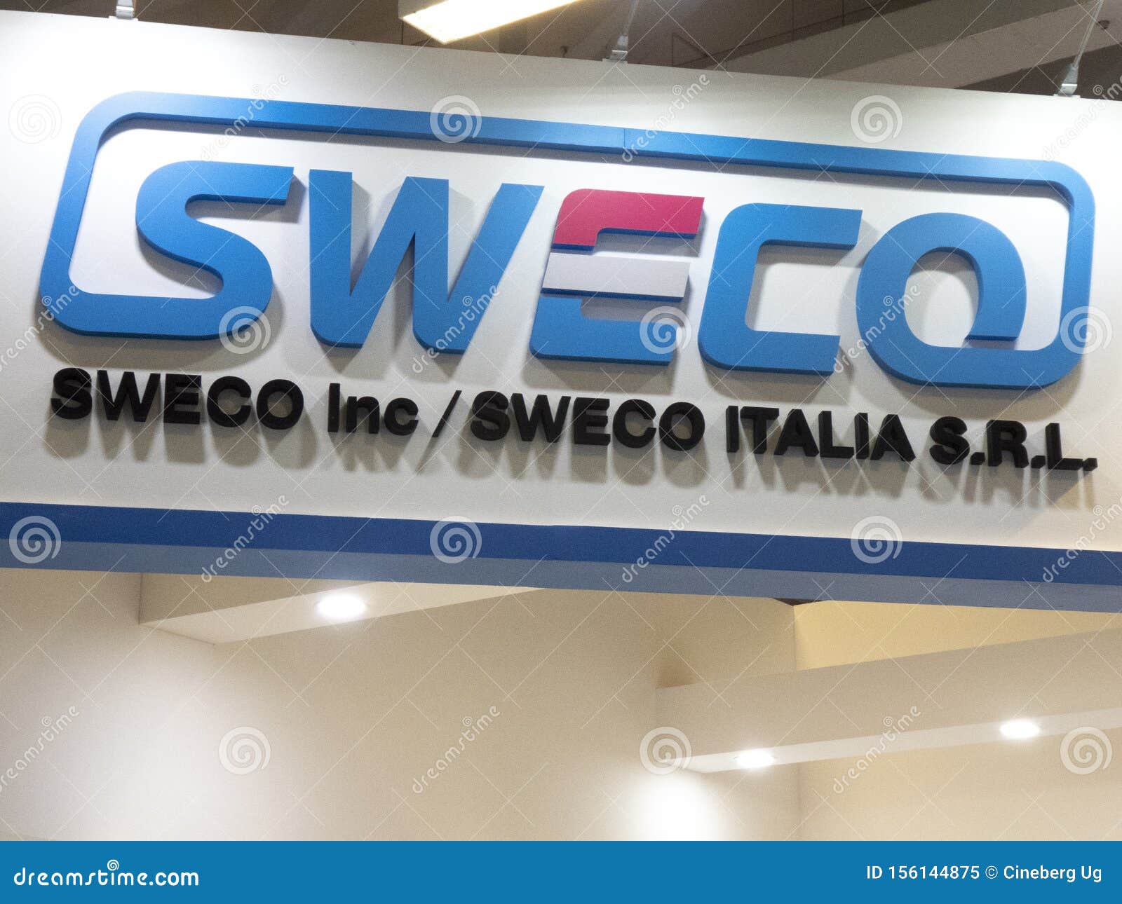 Logo de la empresa SWECO imagen editorial. Imagen de insignia - 156144875