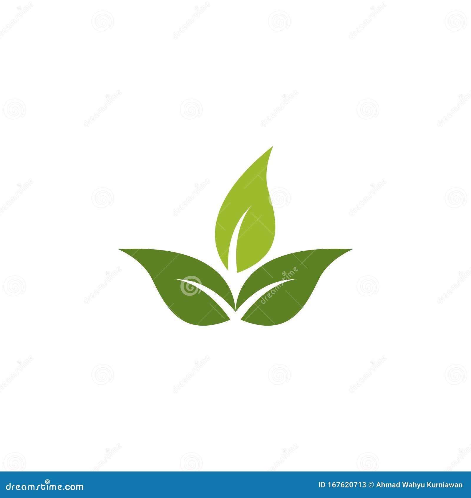 Logo de la hoja verde ilustración del vector. Ilustración de fresco ...