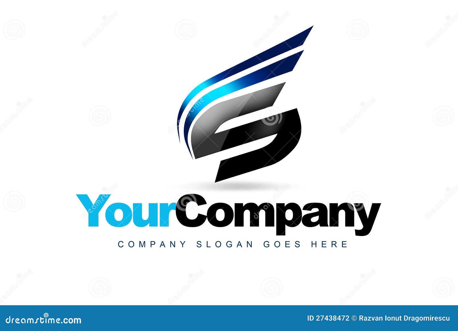 Logo de la lettre S illustration stock. Illustration of lignes - 27438472