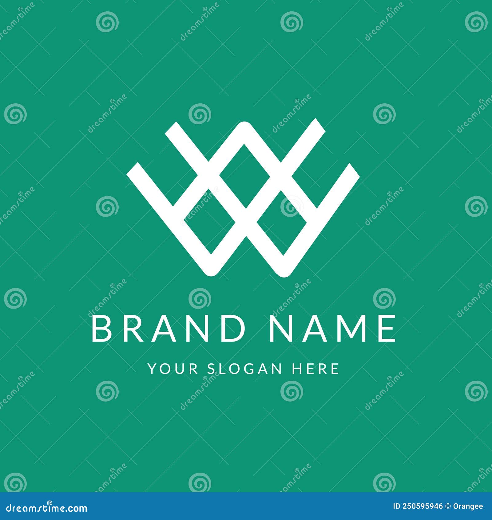 Logo de la marque lettre w illustration de vecteur. Illustration du ...