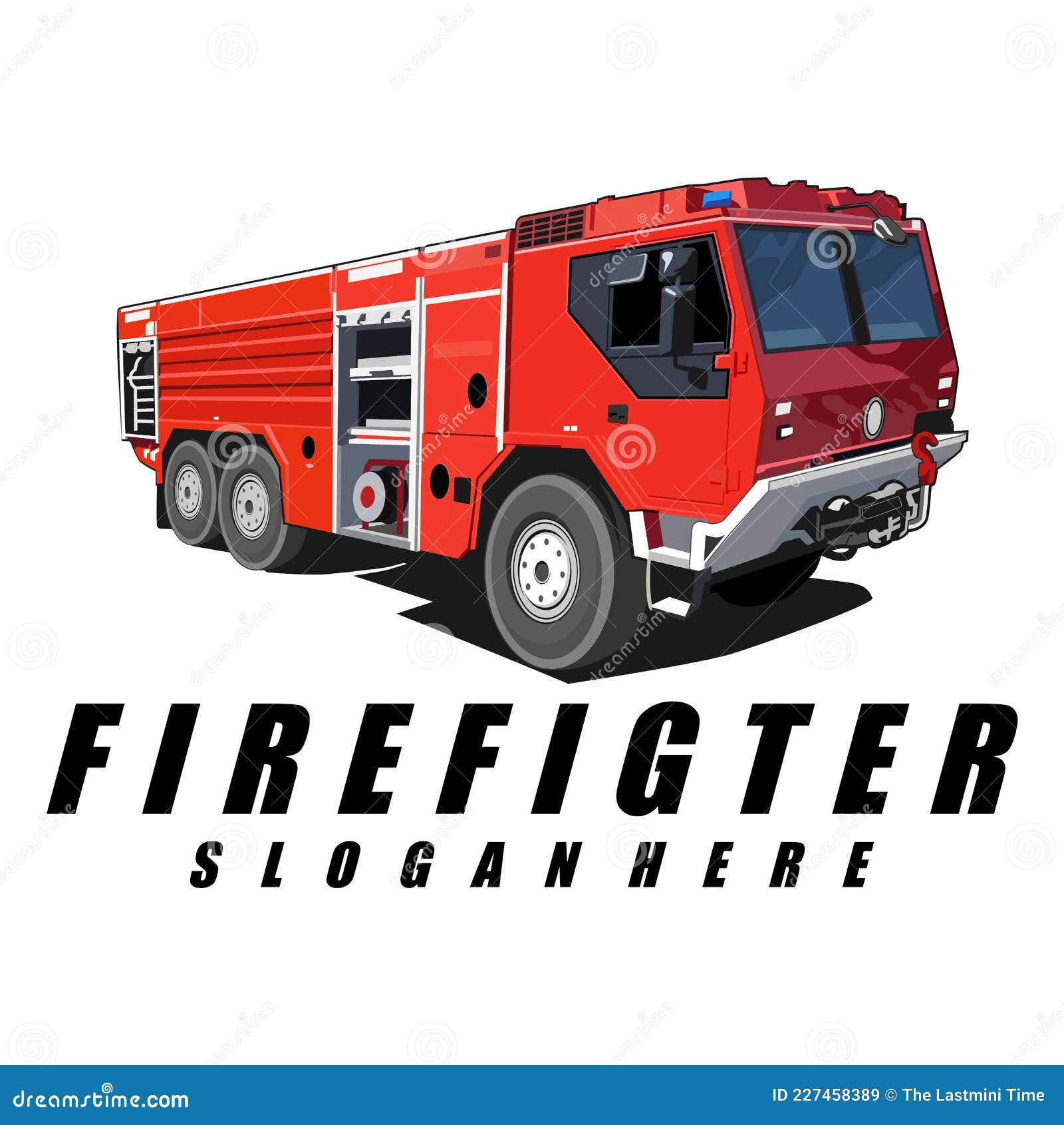 Logo de la marque pompier illustration de vecteur. Illustration du ...