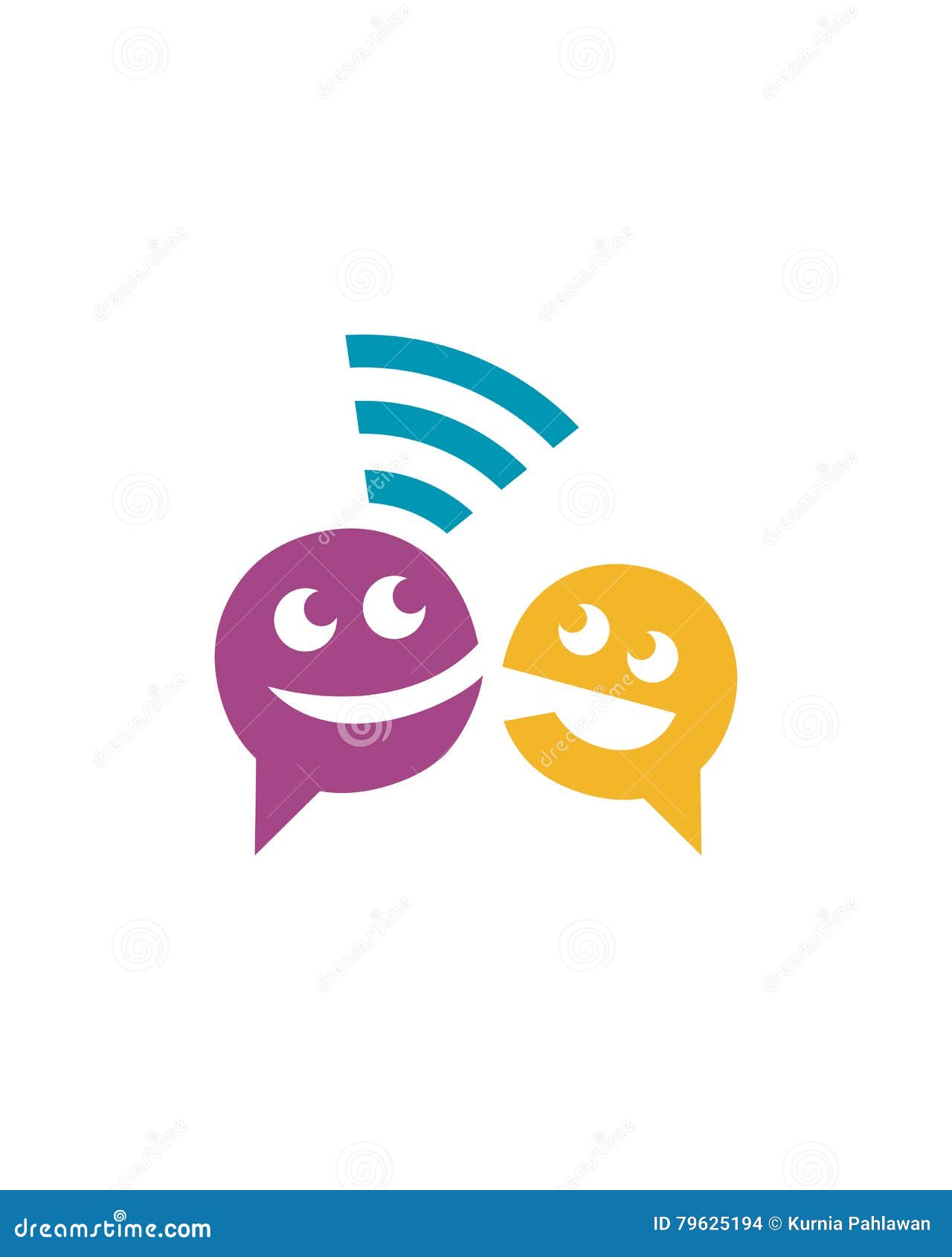 Logo de la parole illustration de vecteur. Illustration du thérapie ...