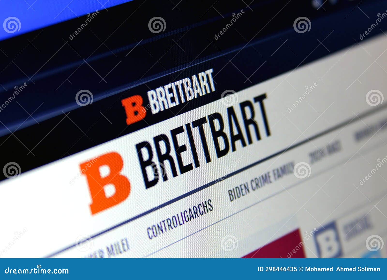 Logo De La Red De Noticias Breitbart Imagen editorial - Imagen de ...