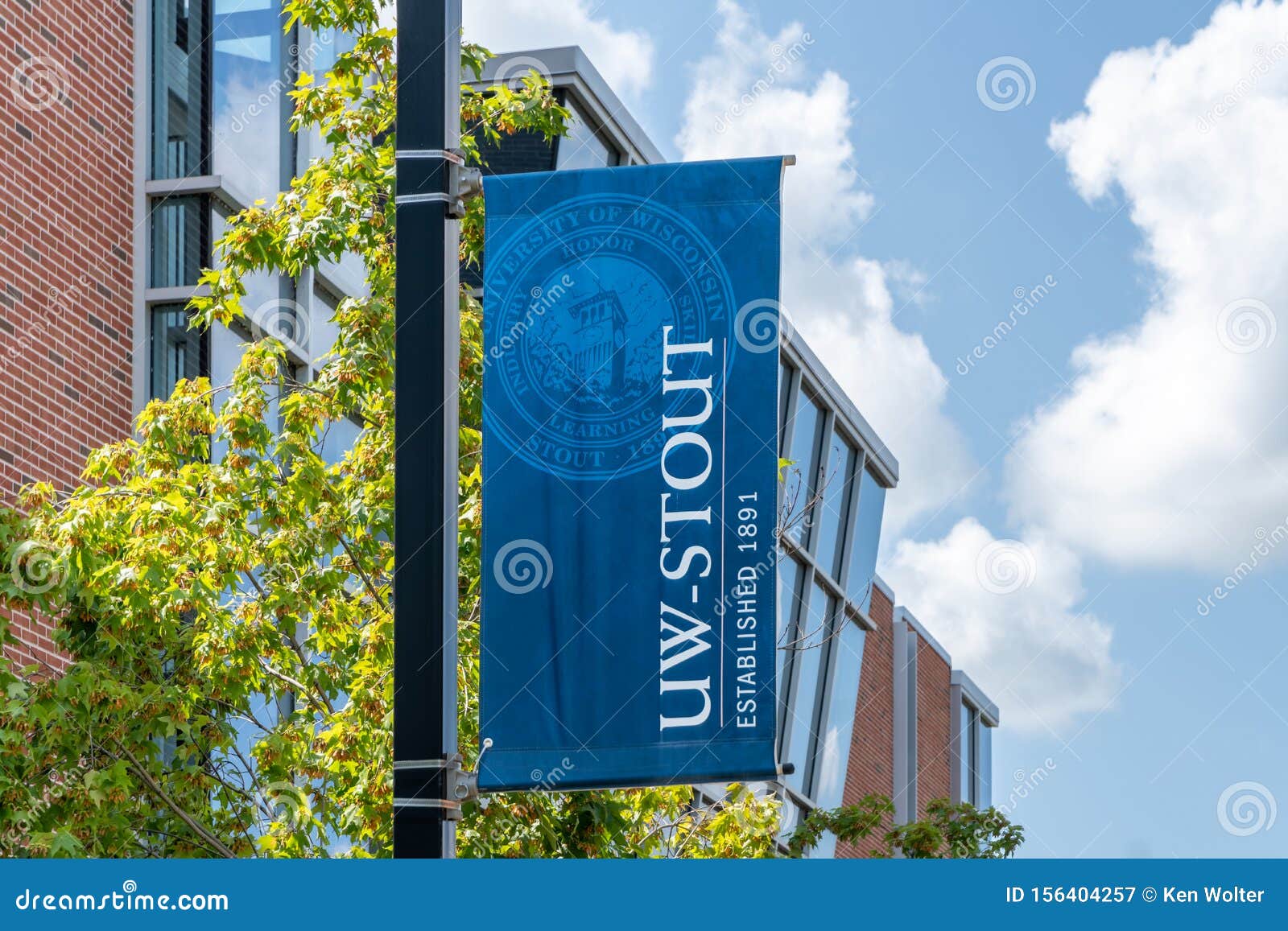 Logo De La Universidad De Wisconsin-Stout Fotografía editorial - Imagen ...