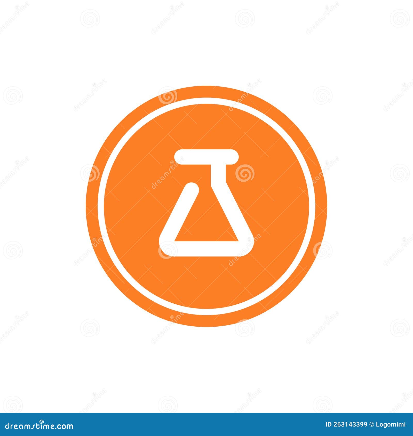 Logo De Laboratoire Vectoriel Bouteille Chimique De Laboratoire ...