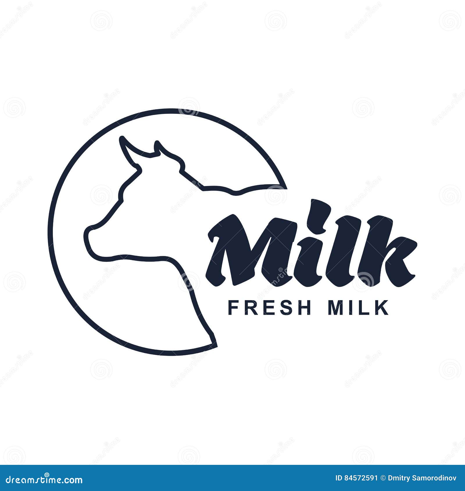 Logo de lait illustration stock. Illustration du baisse - 84572591