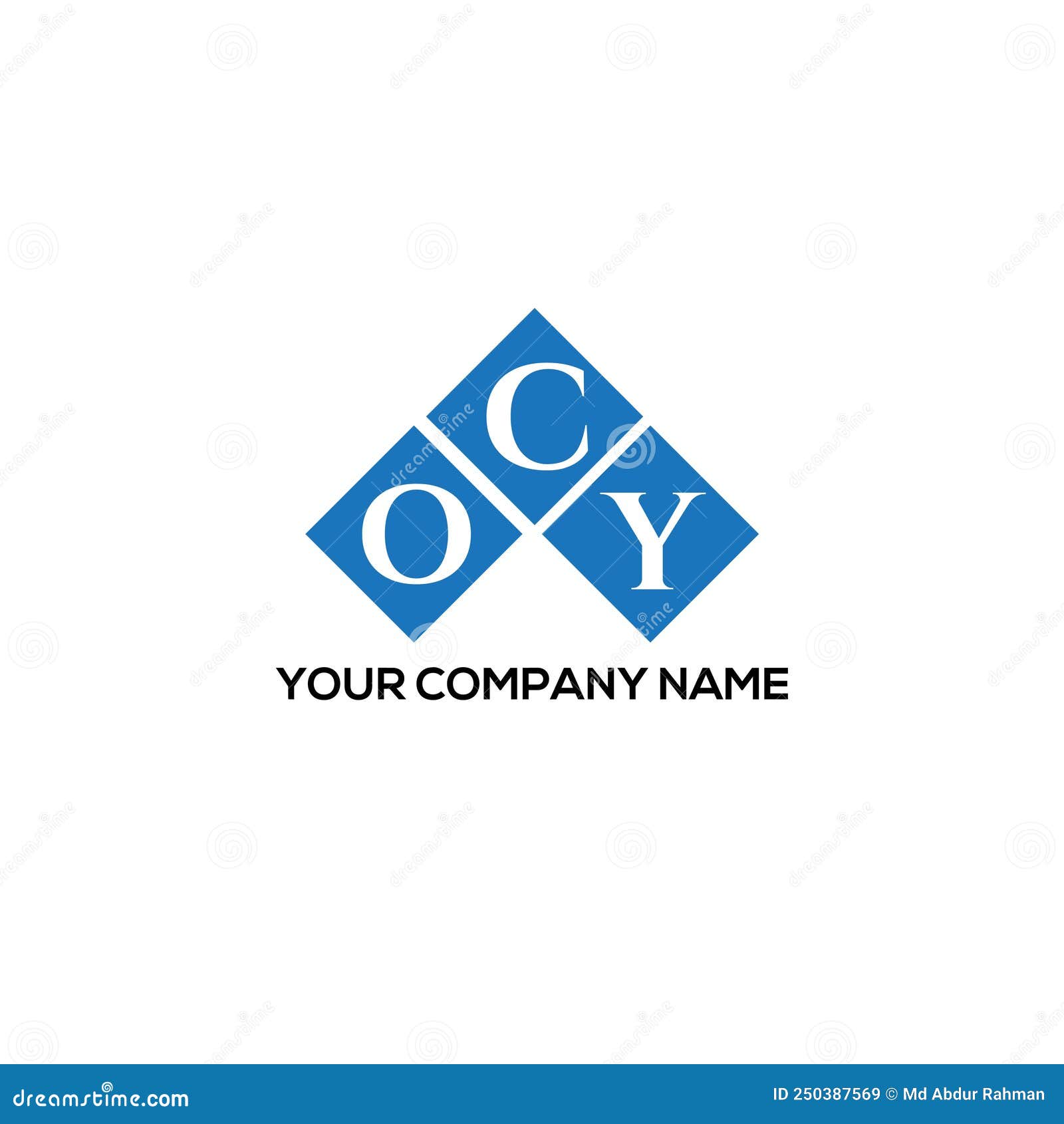 Logo De Lettre Ocy Sur Fond Noir. Logo Lettre Ocy. Conception De Lettre ...