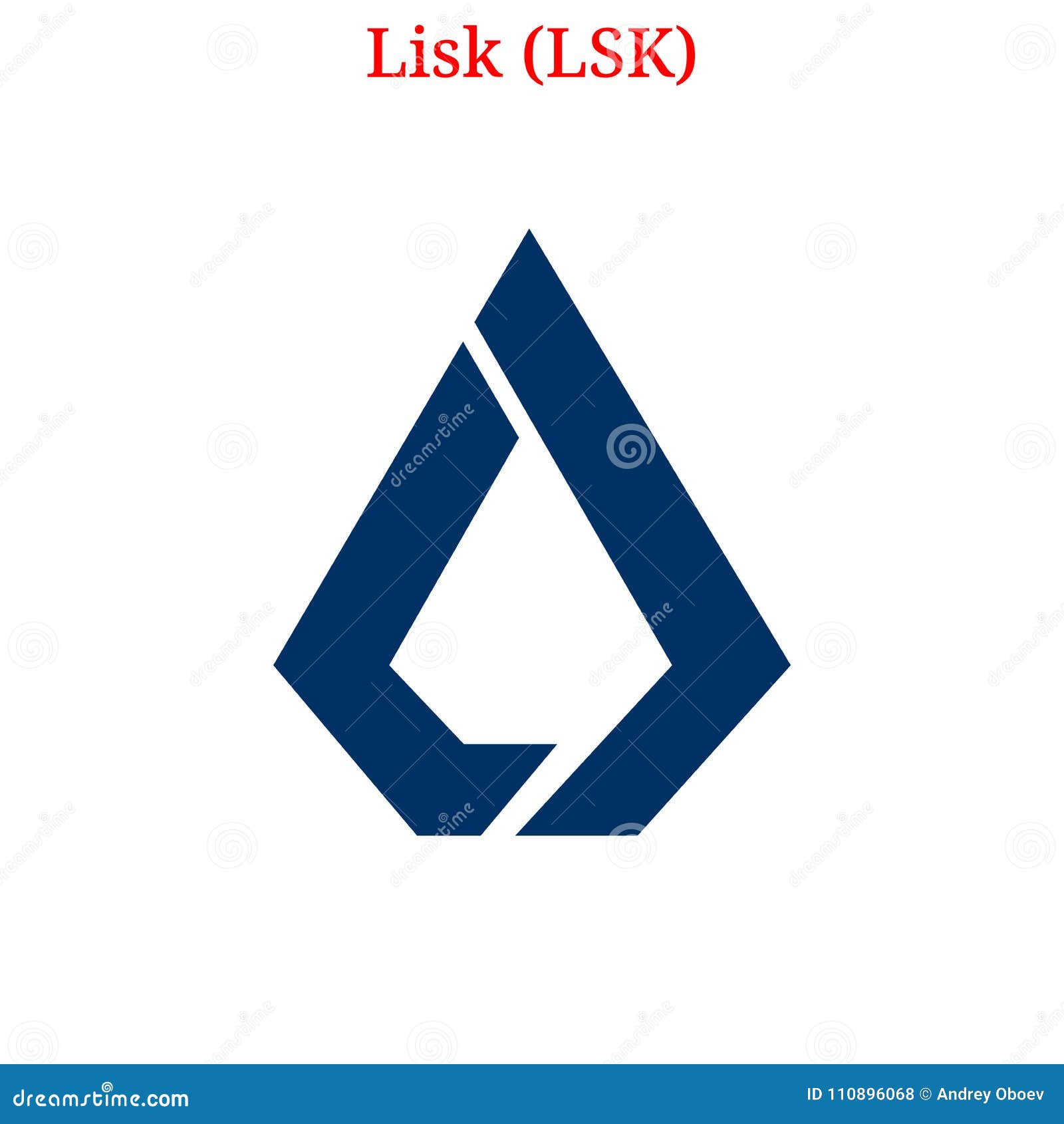Logo De Lisk LSK De Vecteur Illustration de Vecteur - Illustration du ...