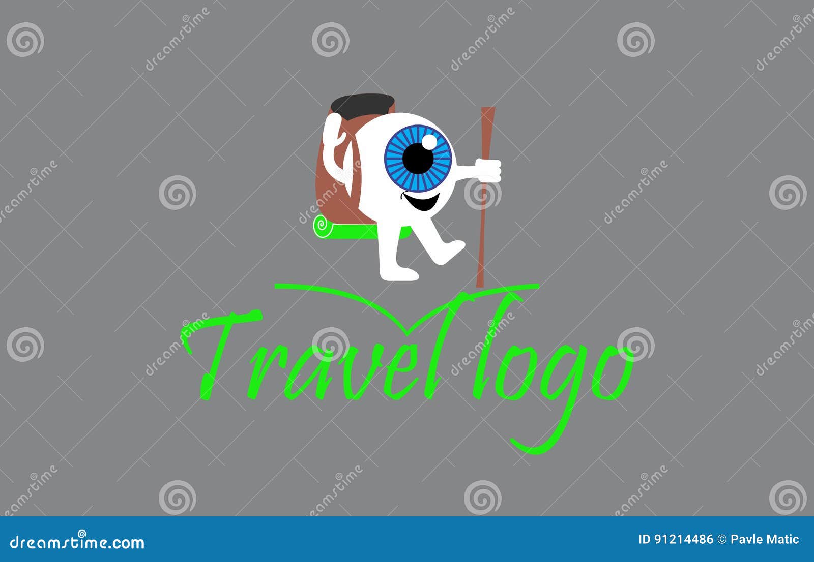 Logo de marche d'oeil illustration de vecteur. Illustration du étant ...