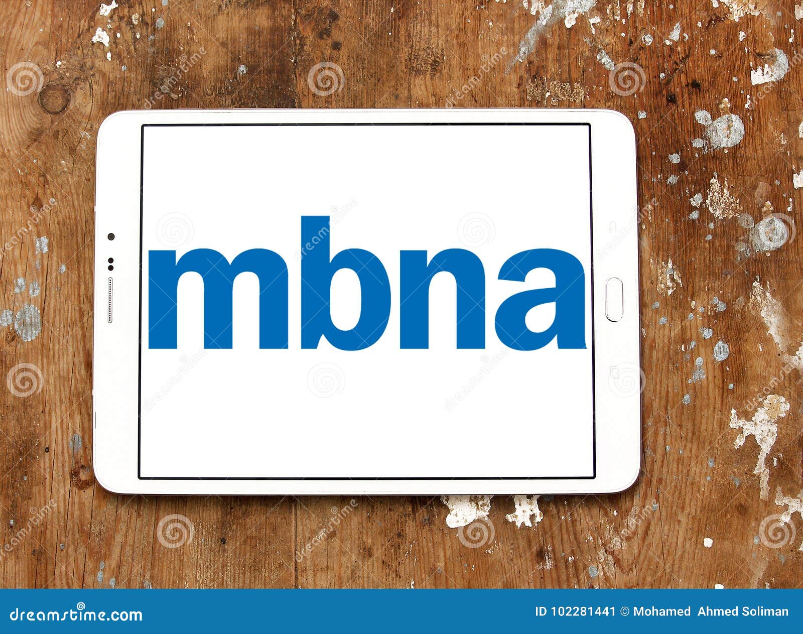 Logo de MBNA Corporation photo éditorial. Image du signes - 102281441