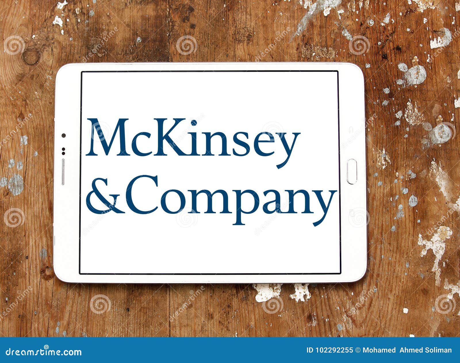 Logo de McKinsey & Company image éditorial. Image du privé - 102292255