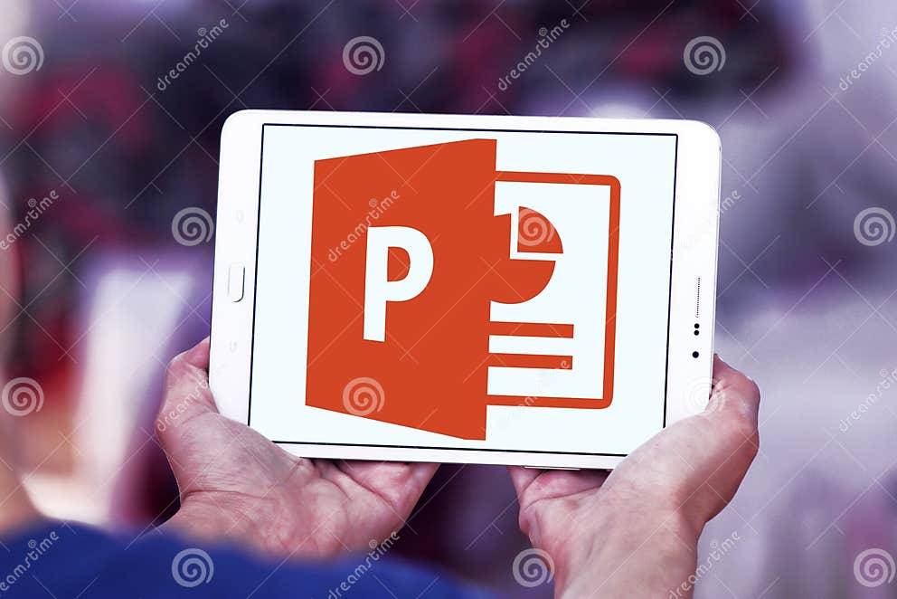 Logo De Microsoft PowerPoint Image éditorial - Image du excelez ...