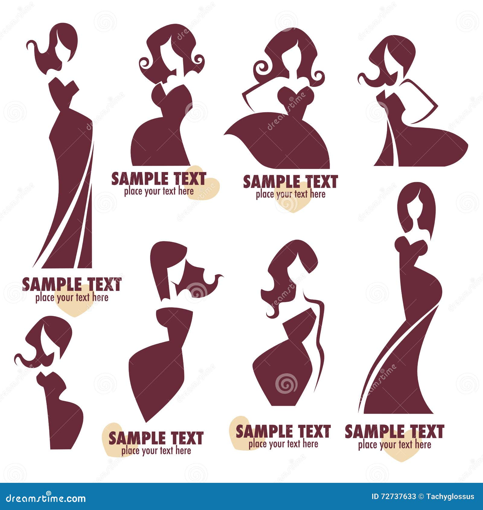 Logo de mode illustration de vecteur. Illustration du graphisme - 72737633