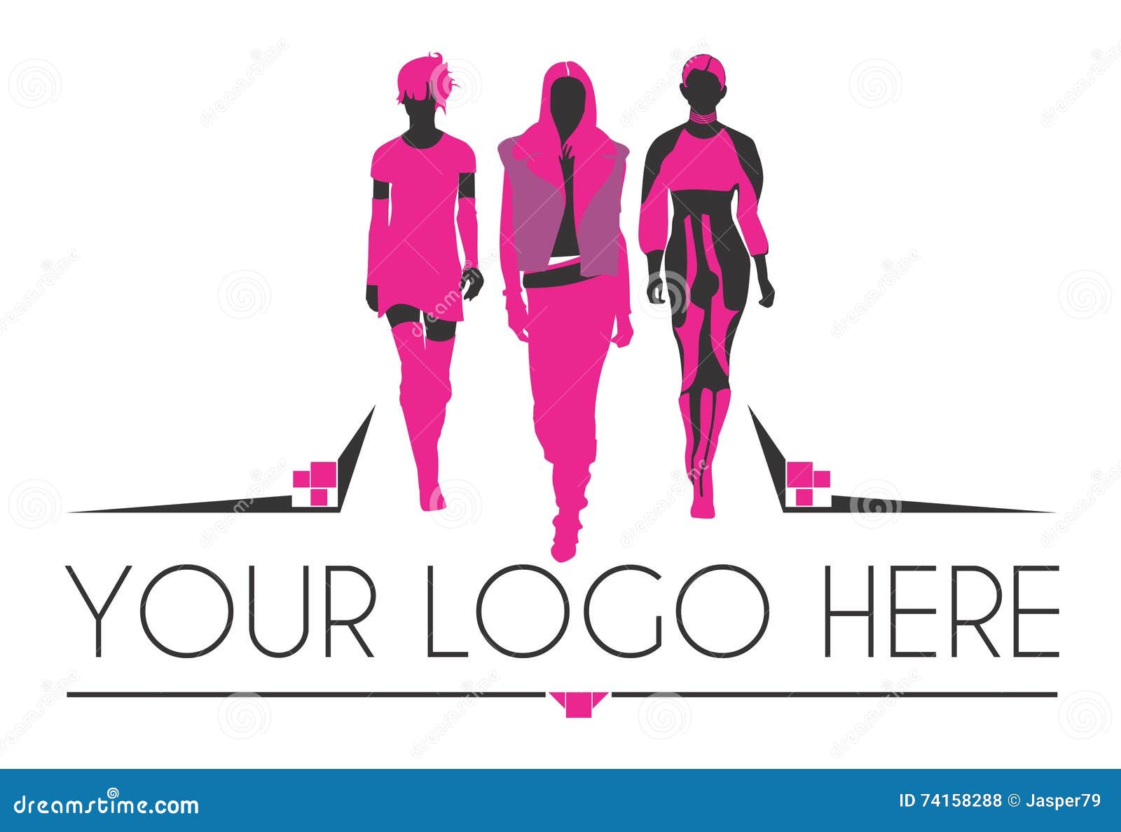 Logo de mode illustration stock. Illustration du logo - 74158288
