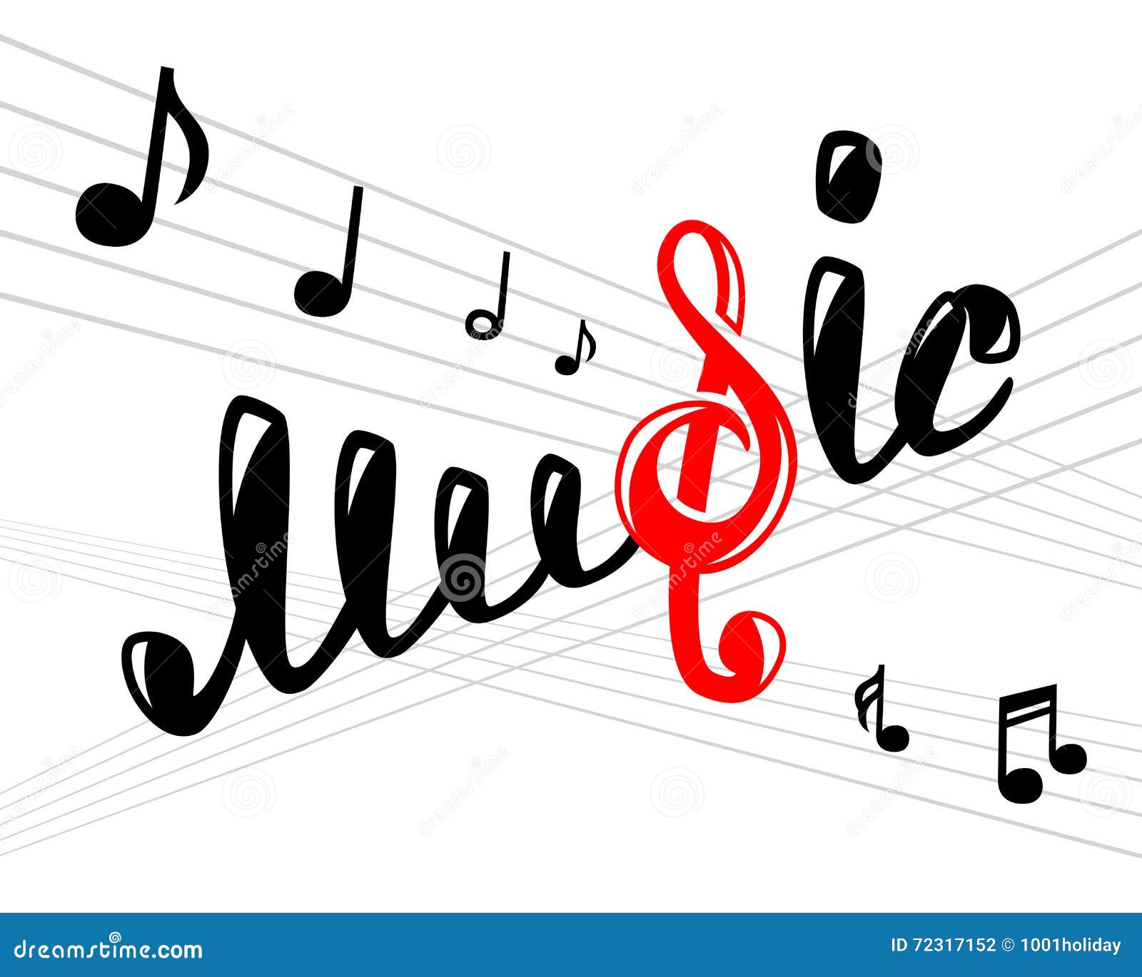 Logo De Musique Sur Le Blanc Illustration de Vecteur - Illustration du ...
