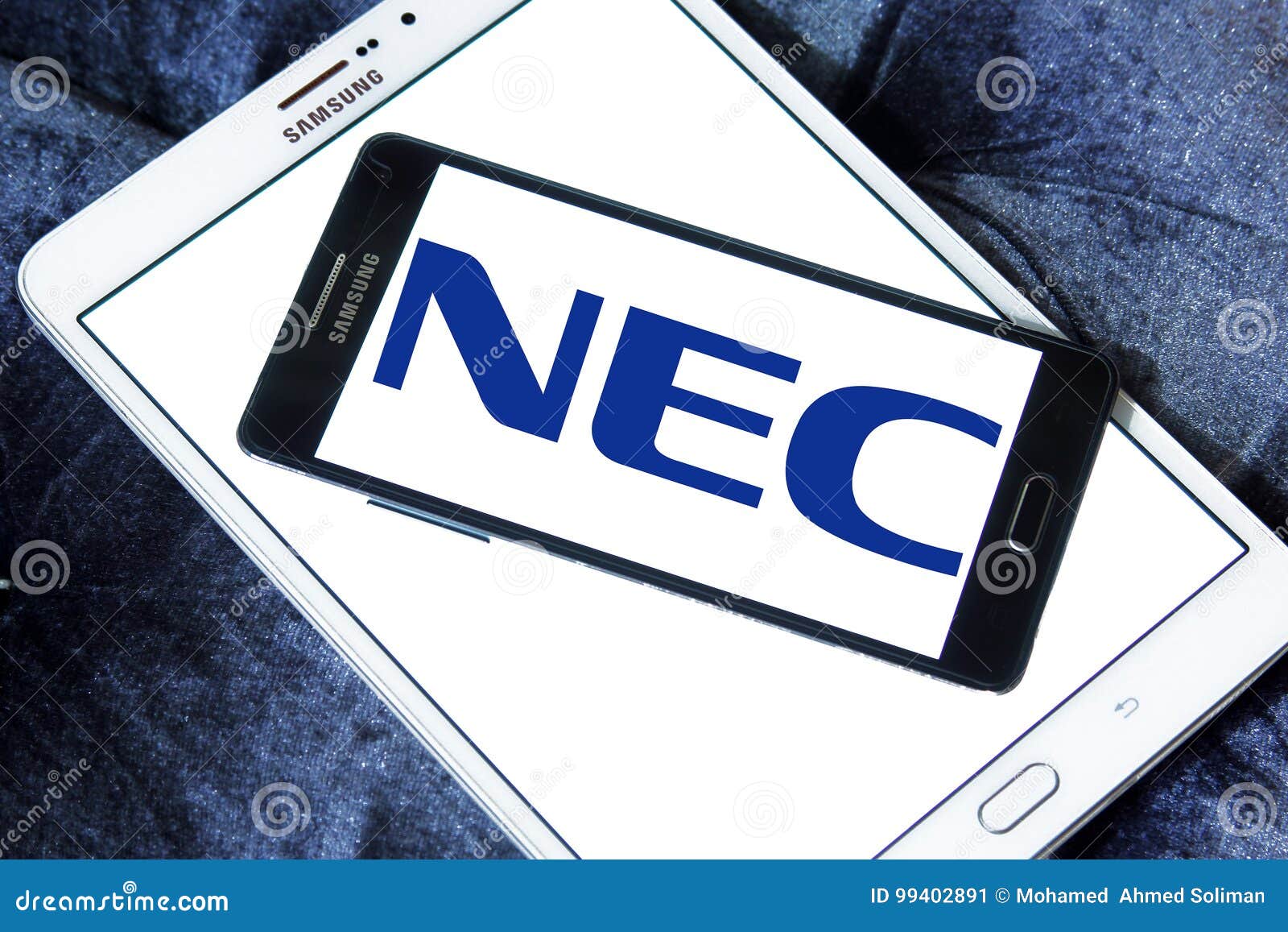 Logo de NEC Corporation photo éditorial. Image du siégé - 99402891