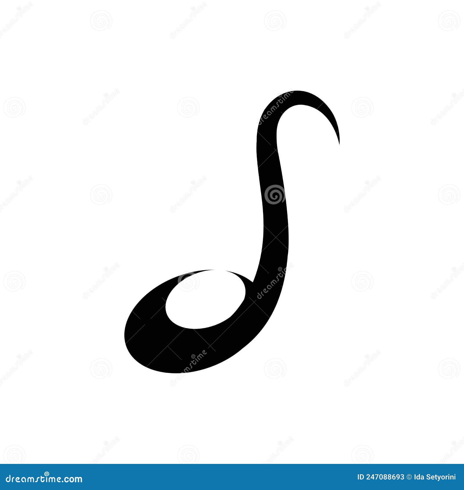 Logo de note de musique illustration de vecteur. Illustration du ...