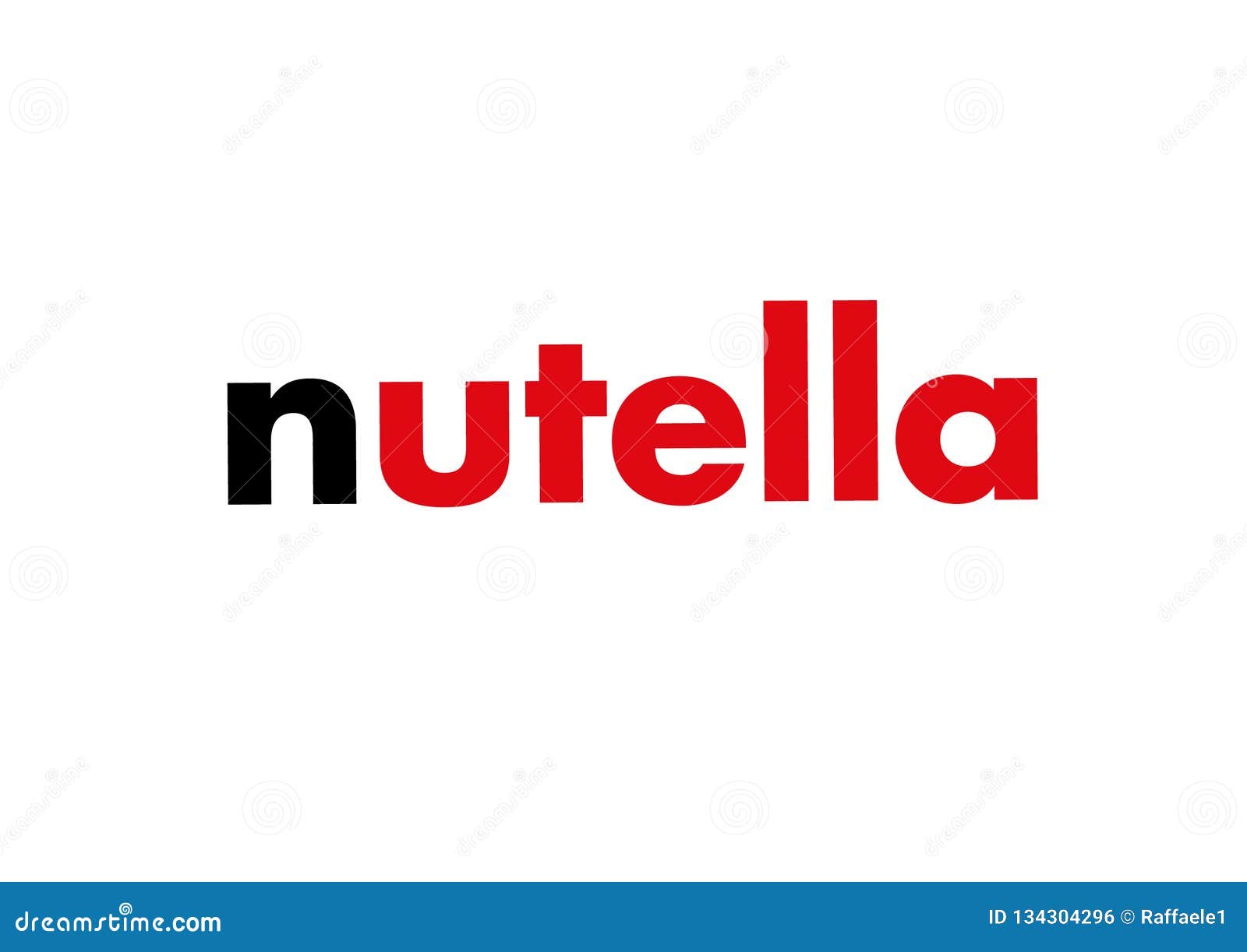 Logo de Nutella photo éditorial. Illustration du enfants - 134304296