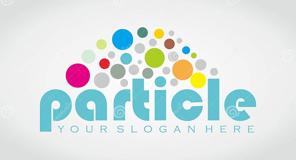 Logo de particules illustration de vecteur. Illustration du particule ...