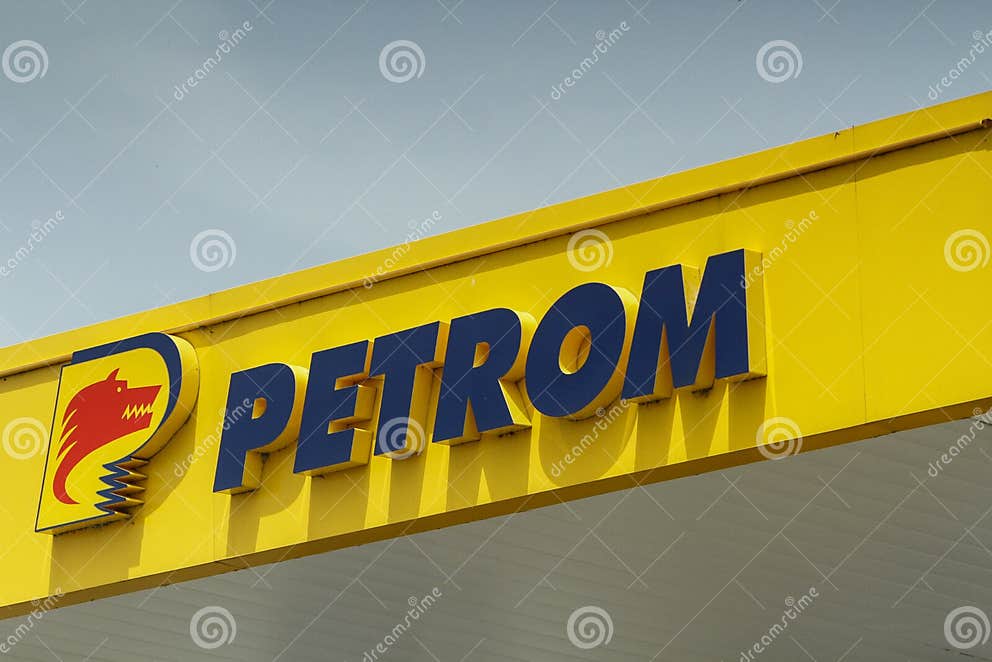 Logo de Petrom photo éditorial. Image du pollution, vert - 91392341