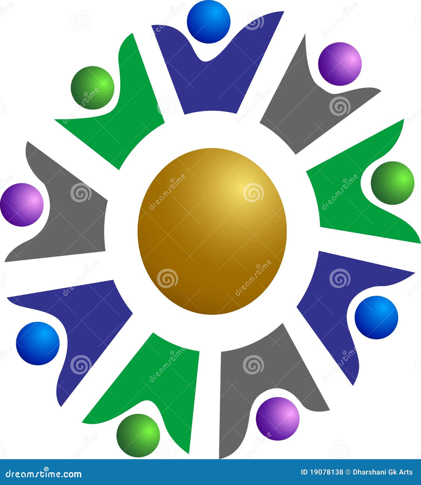 Logo de peuples illustration de vecteur. Illustration of création ...