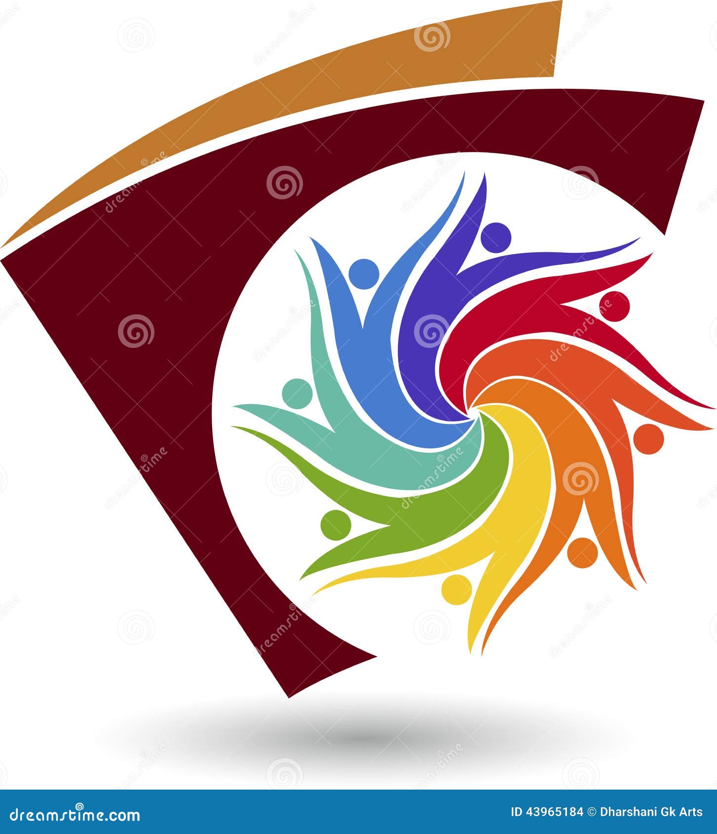 Logo de peuples illustration de vecteur. Illustration du fond - 43965184