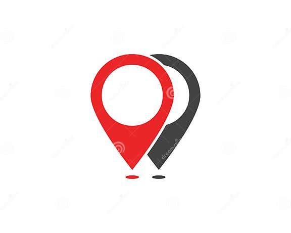 Logo De Point D'emplacement Illustration de Vecteur - Illustration of ...