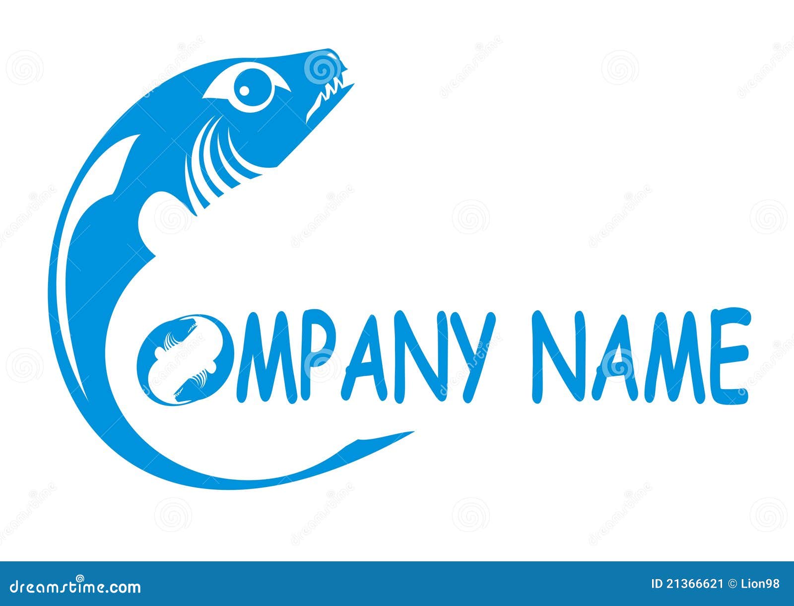 Logo de poissons illustration de vecteur. Illustration of emblème ...