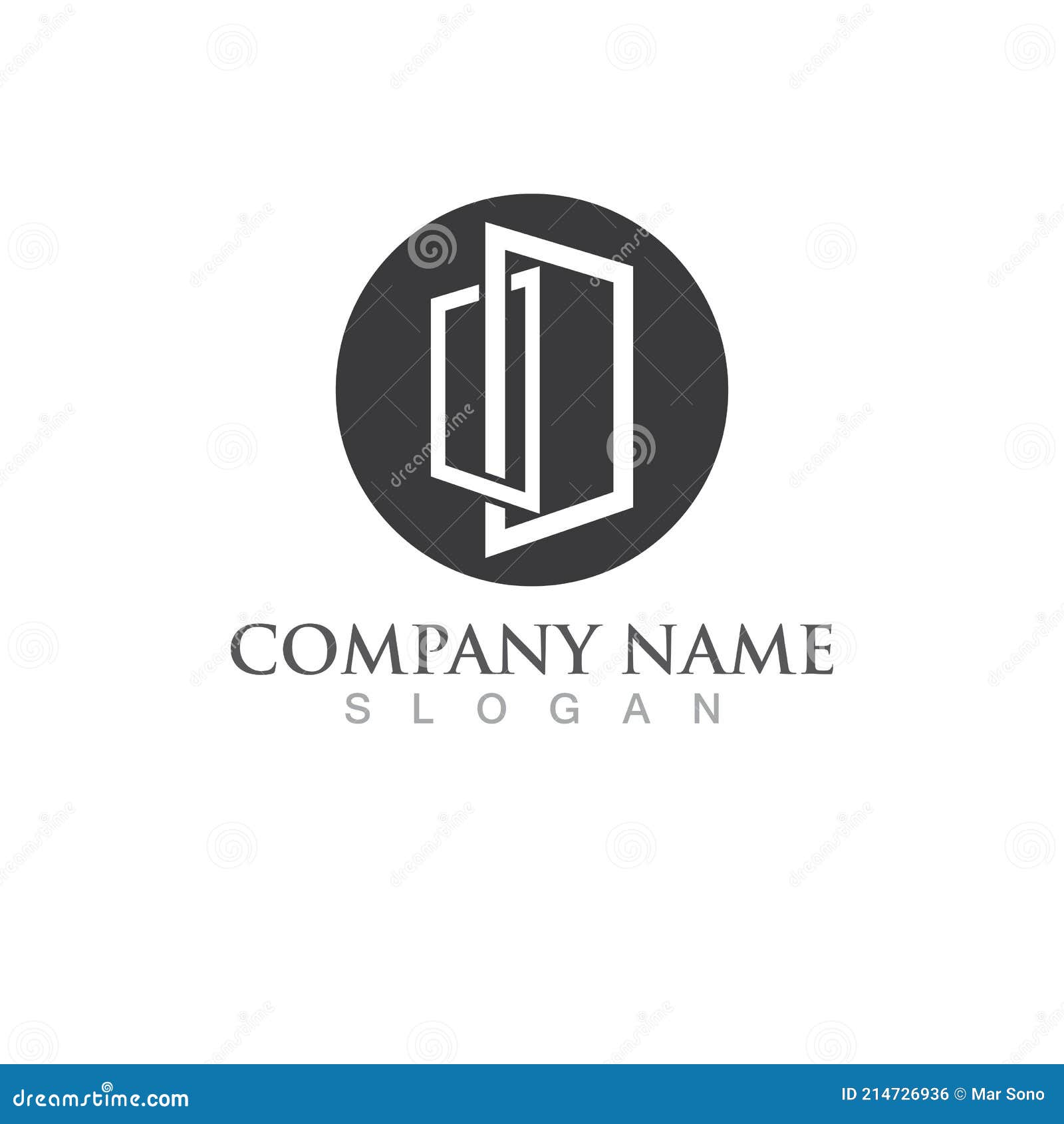 Logo De Porte Et Image Vectorielle De Symbole Illustration de Vecteur ...