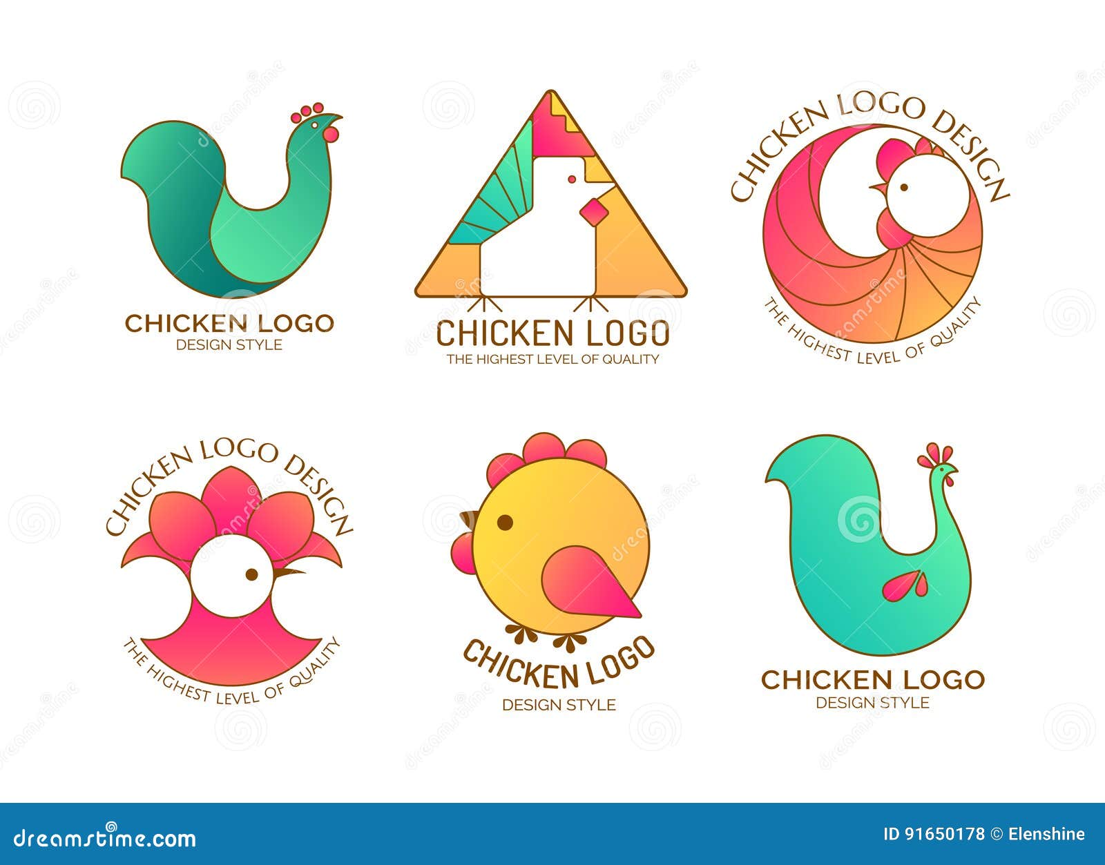 Logo de poulet illustration de vecteur. Illustration du graphisme ...