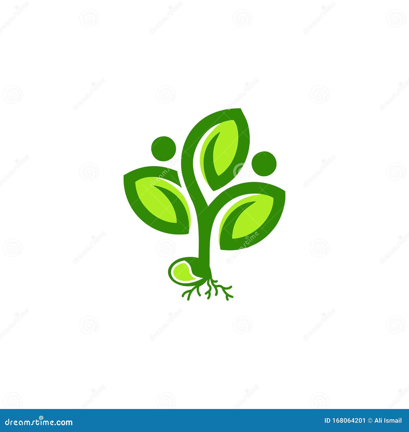 Logo De Pousse, De Semences Et De Pousses Illustration de Vecteur ...