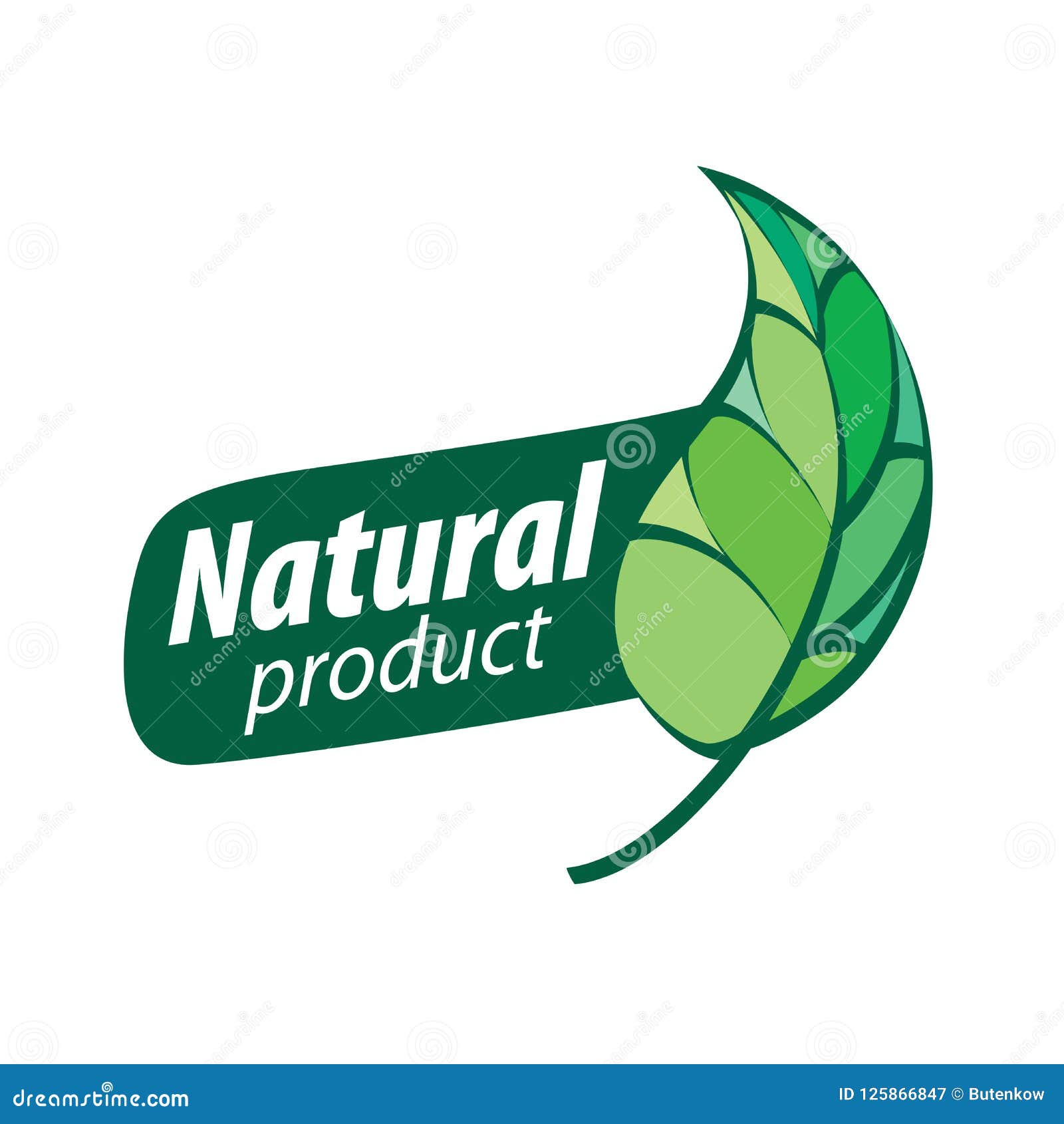 Logo de produit naturel illustration de vecteur. Illustration du dessin ...