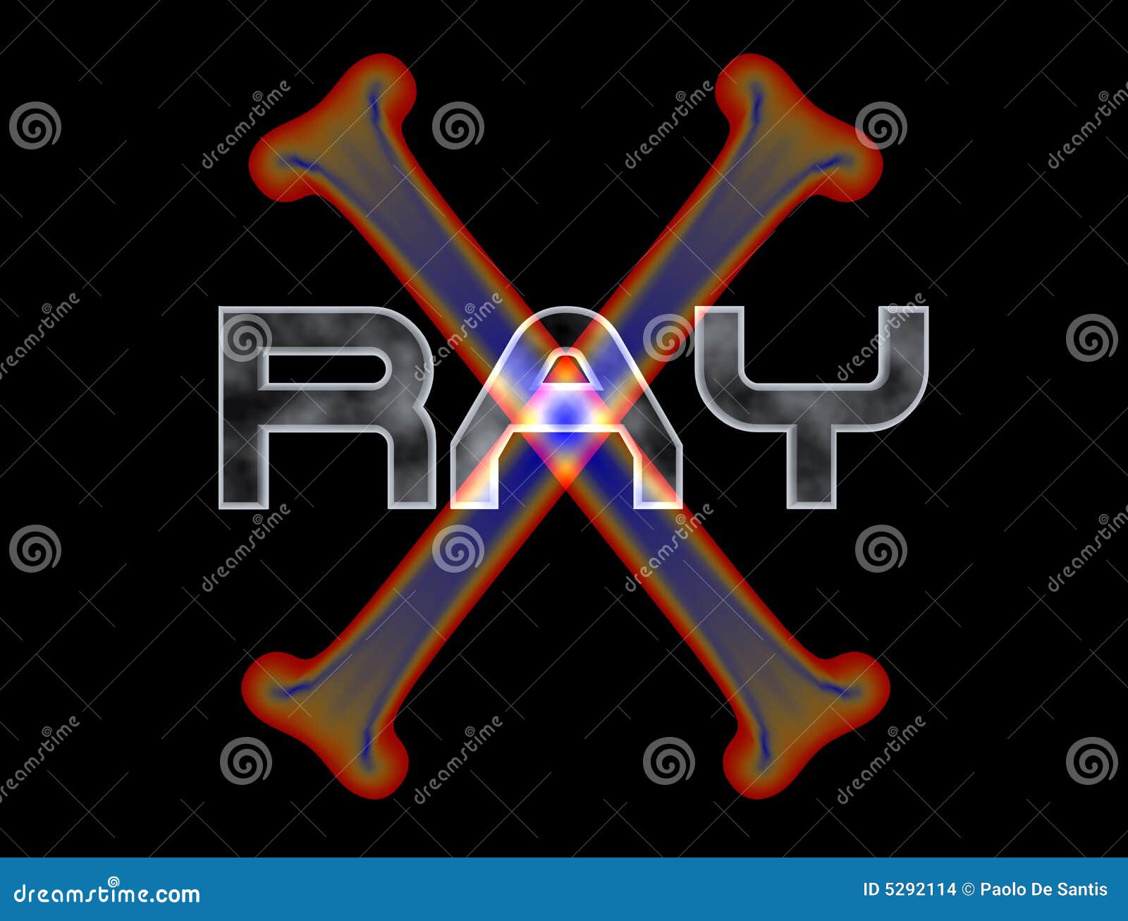 Logo de rayon X illustration stock. Illustration du squelette - 5292114