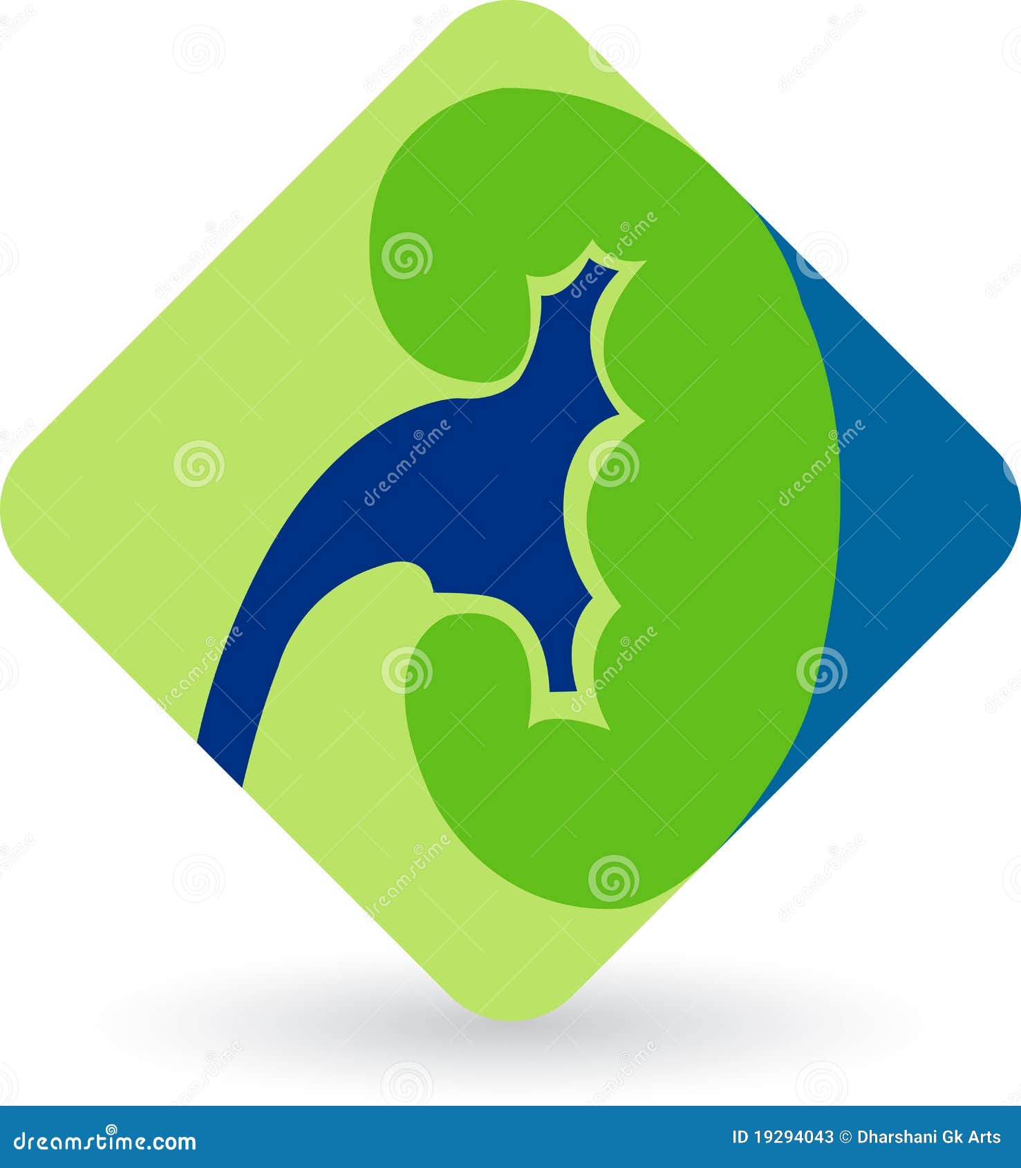 Logo de rein illustration de vecteur. Illustration du couleur - 19294043