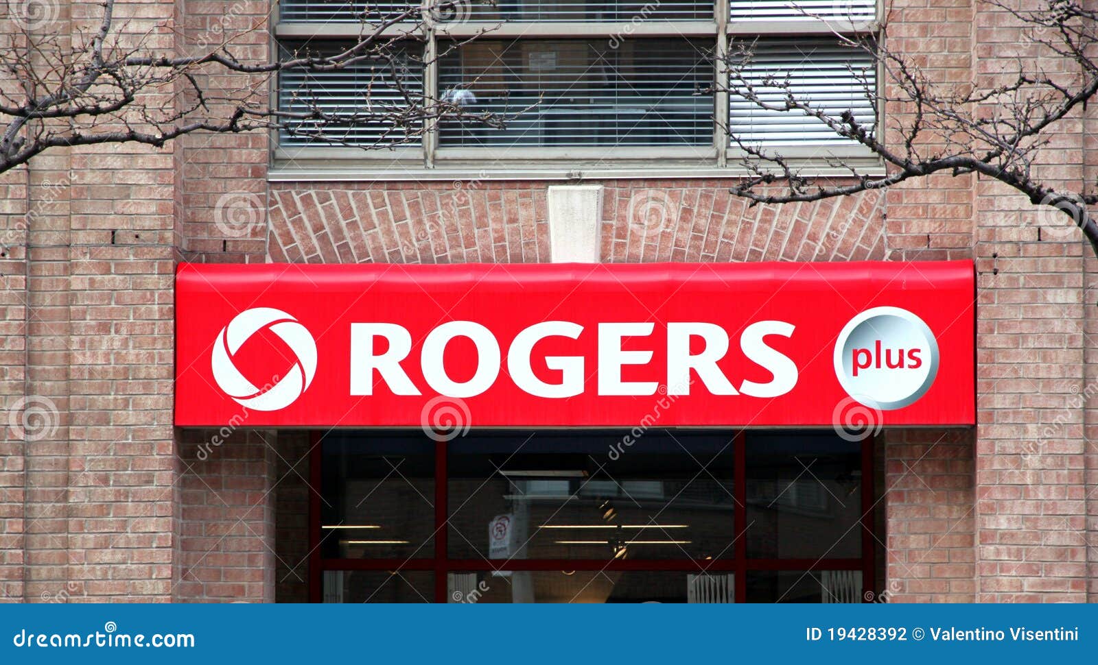 Logo de Rogers photographie éditorial. Image du cellphone - 19428392