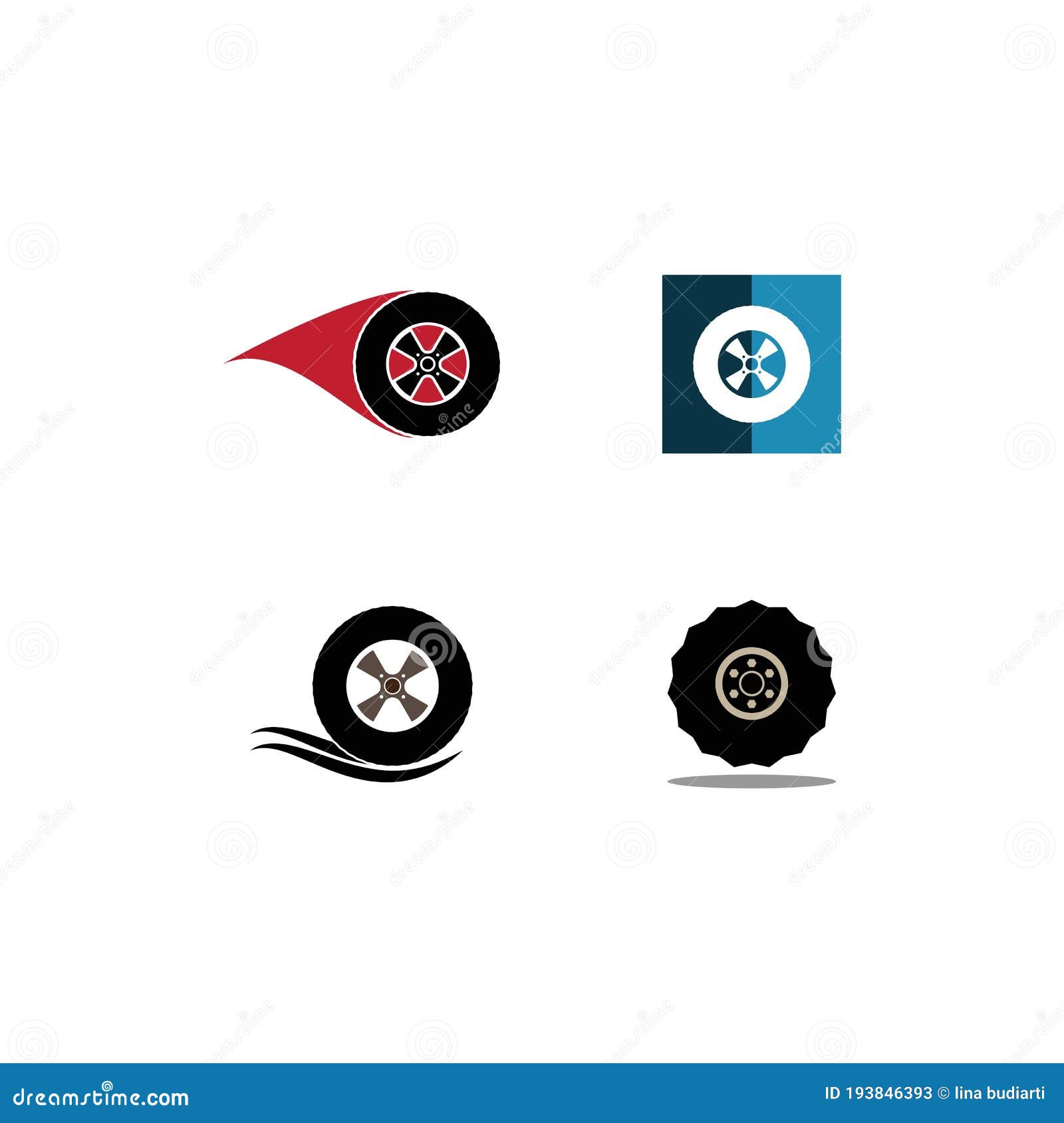 Logo de roue illustration de vecteur. Illustration du machine - 193846393