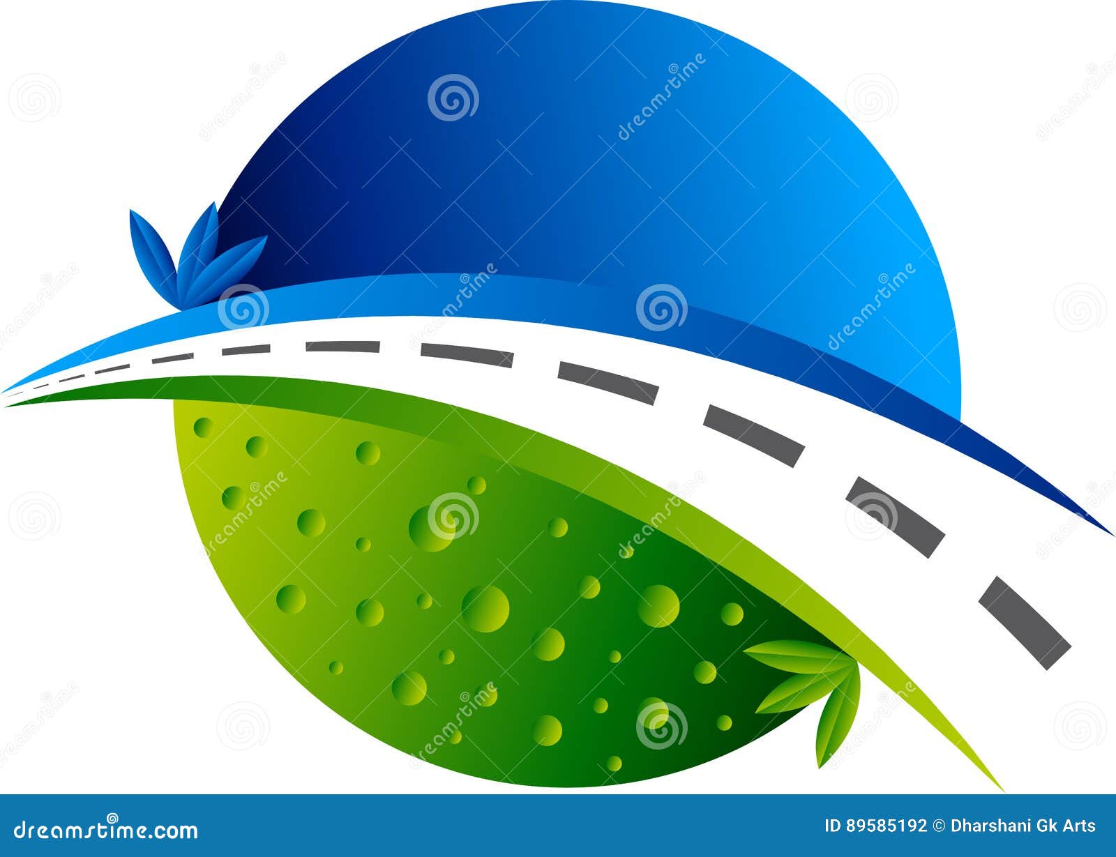 Logo de route illustration de vecteur. Illustration du agrafe - 89585192