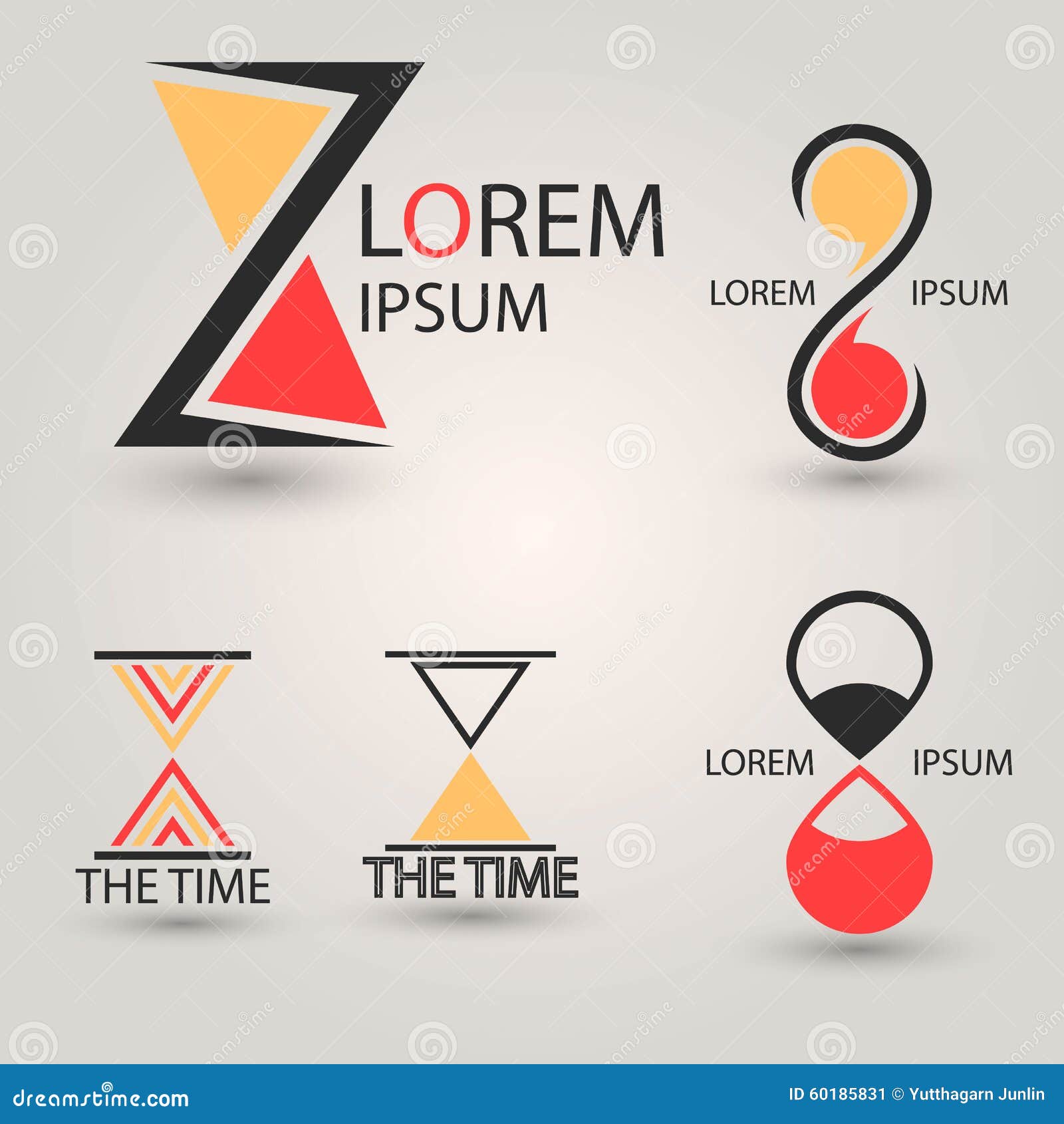 Logo de sablier illustration de vecteur. Illustration du sablier - 60185831