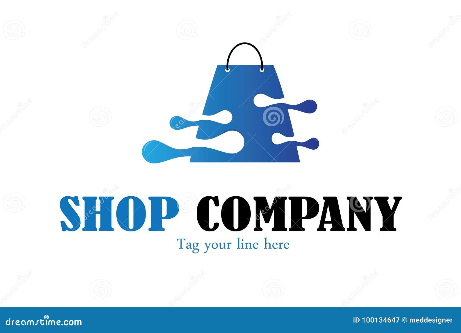 Logo de sac de boutique illustration de vecteur. Illustration du ...