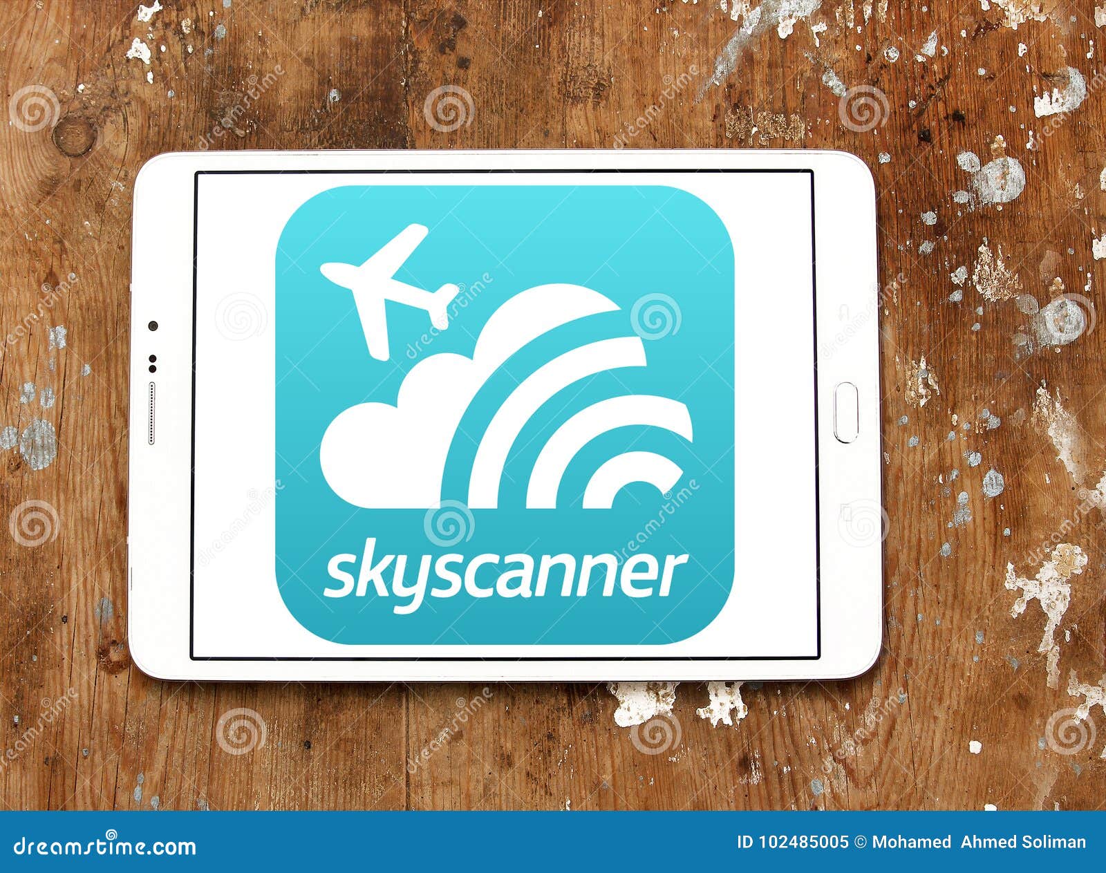 Logo de Skyscanner image éditorial. Image du vols, célèbre - 102485005