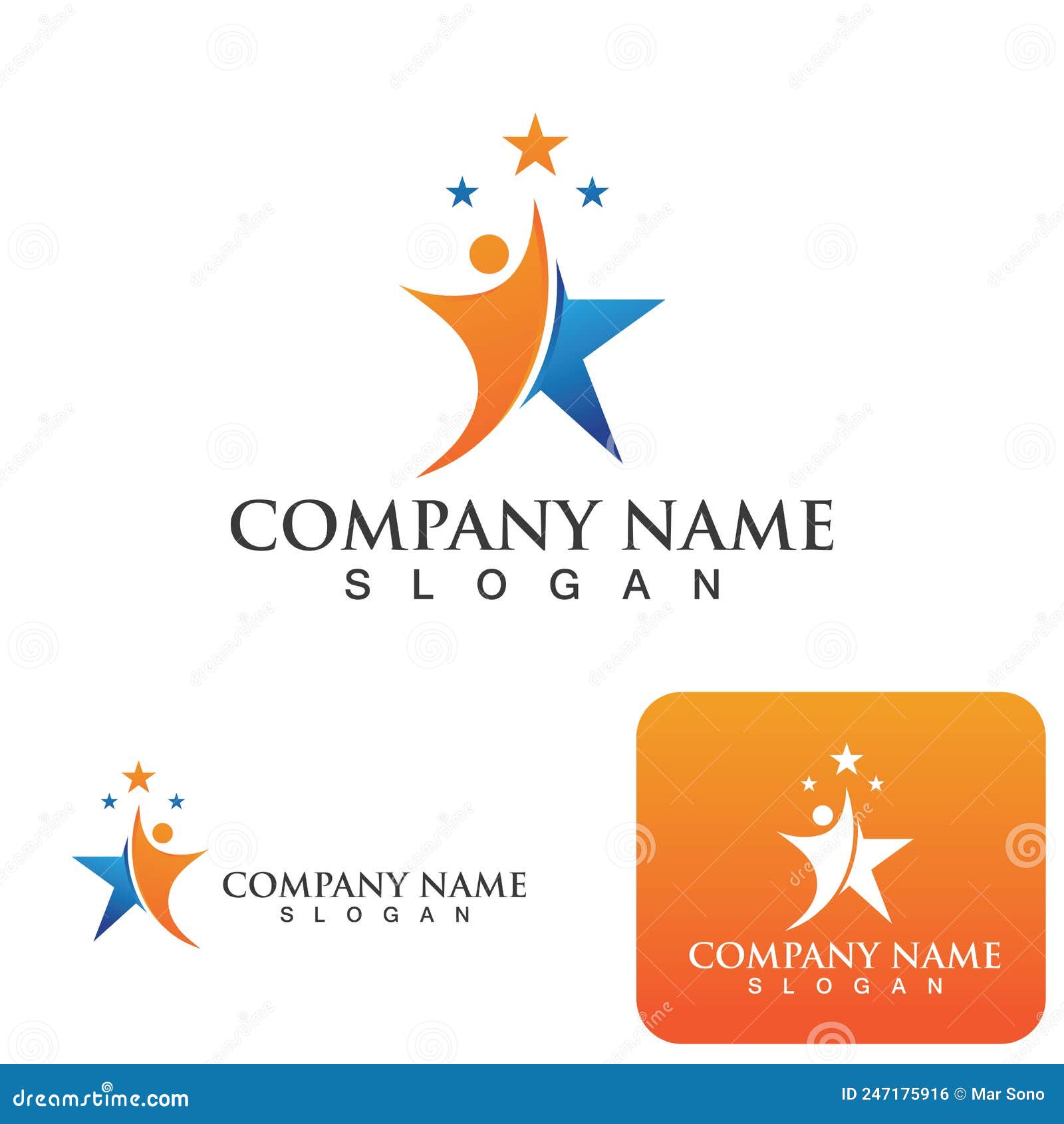 Logo de star illustration de vecteur. Illustration du abstrait - 247175916