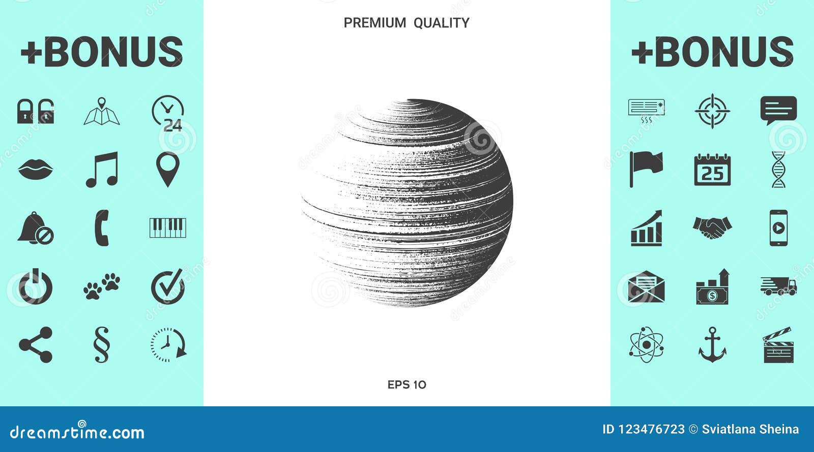 Logo De Symbole De La Terre Illustration de Vecteur - Illustration du ...