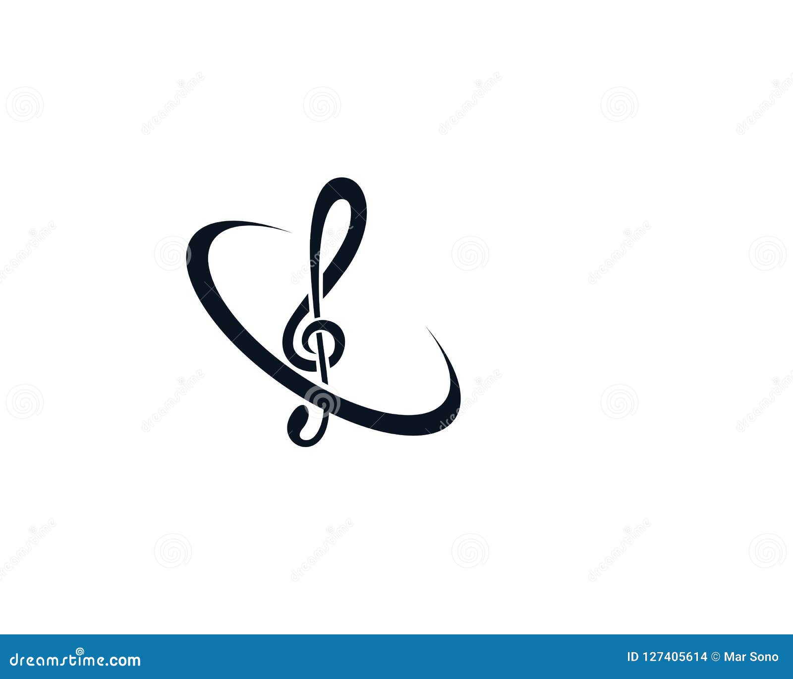 Logo De Symboles De Note De Musique Illustration de Vecteur ...