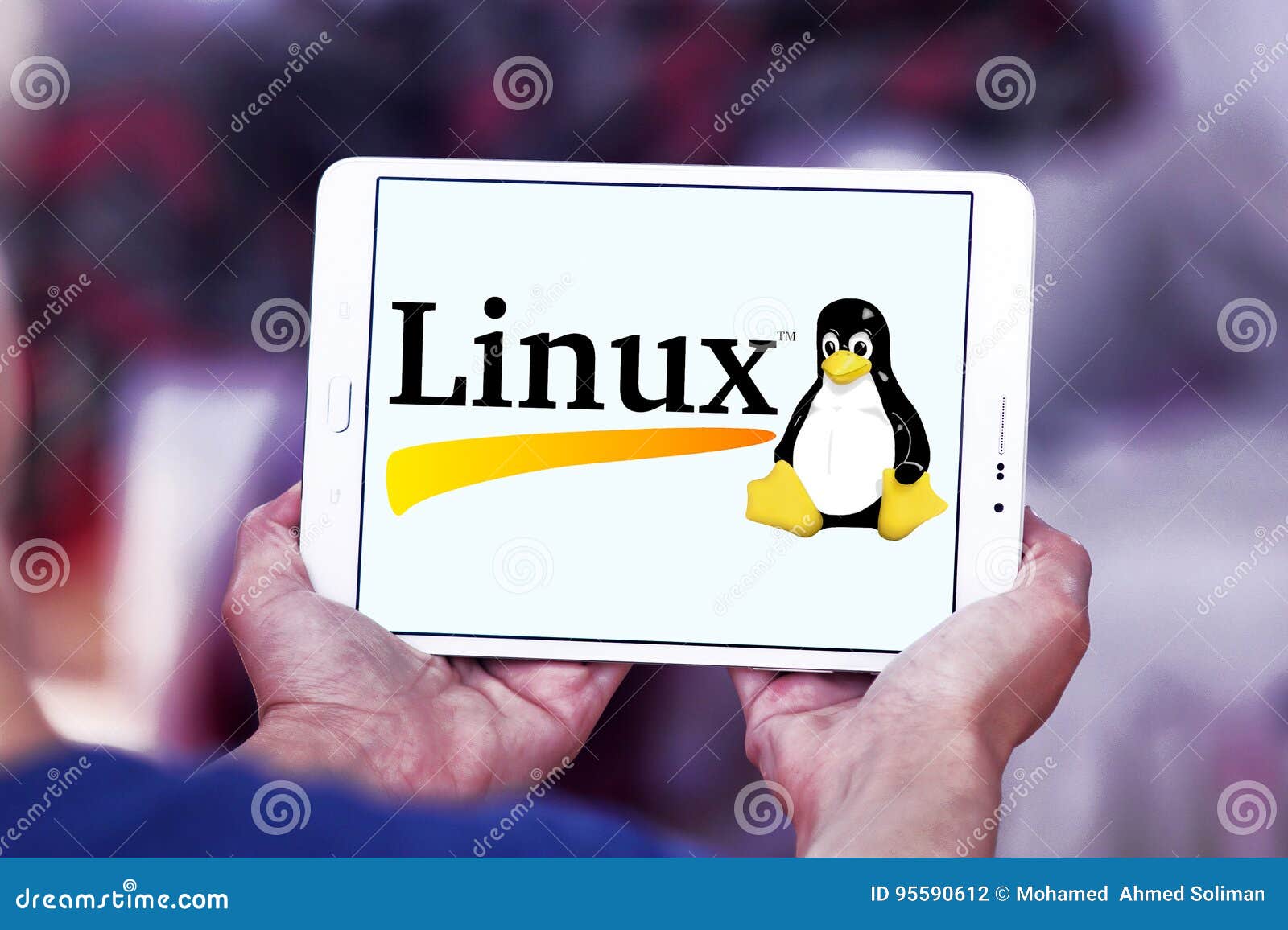 Logo De Système D'exploitation De Linux Photographie éditorial - Image ...