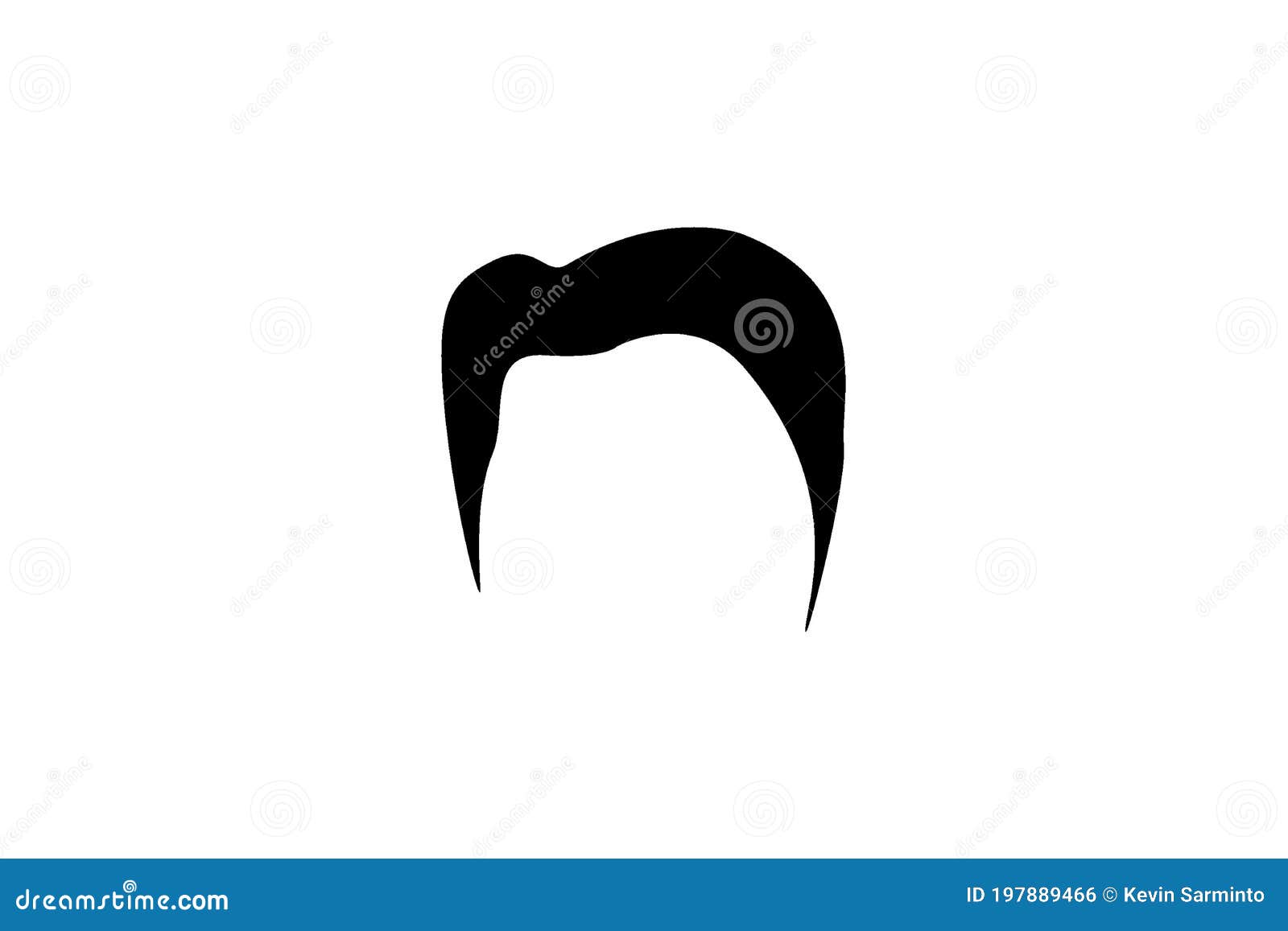 Logo de vecteur de cheveux illustration de vecteur. Illustration du ...