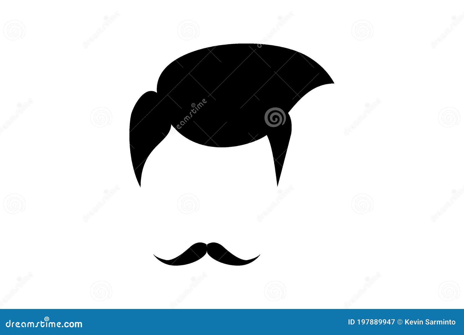 Logo de vecteur de cheveux illustration de vecteur. Illustration du ...