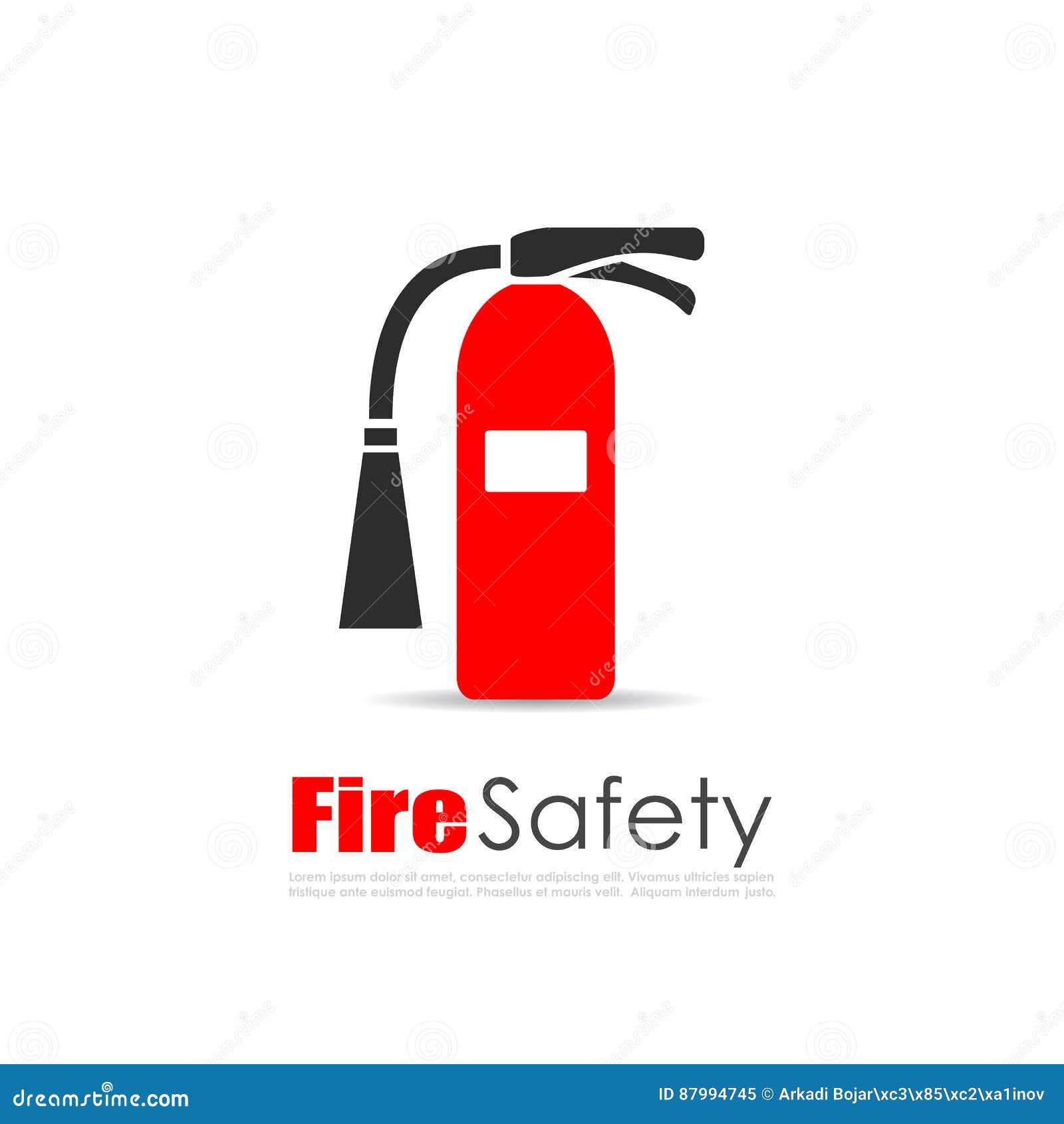 Logo De Vecteur D'extincteur Illustration de Vecteur - Illustration du ...