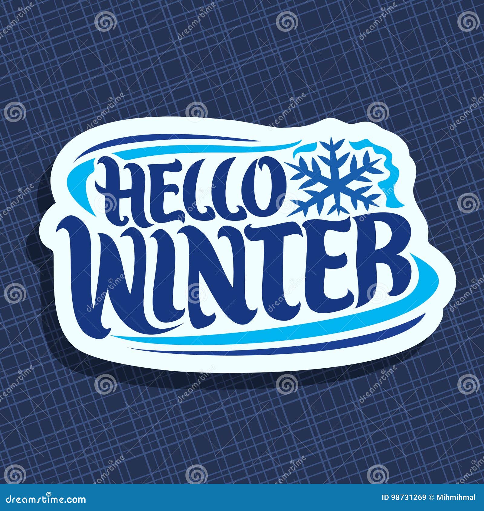 Logo De Vecteur Pour La Saison D'hiver Illustration de Vecteur ...