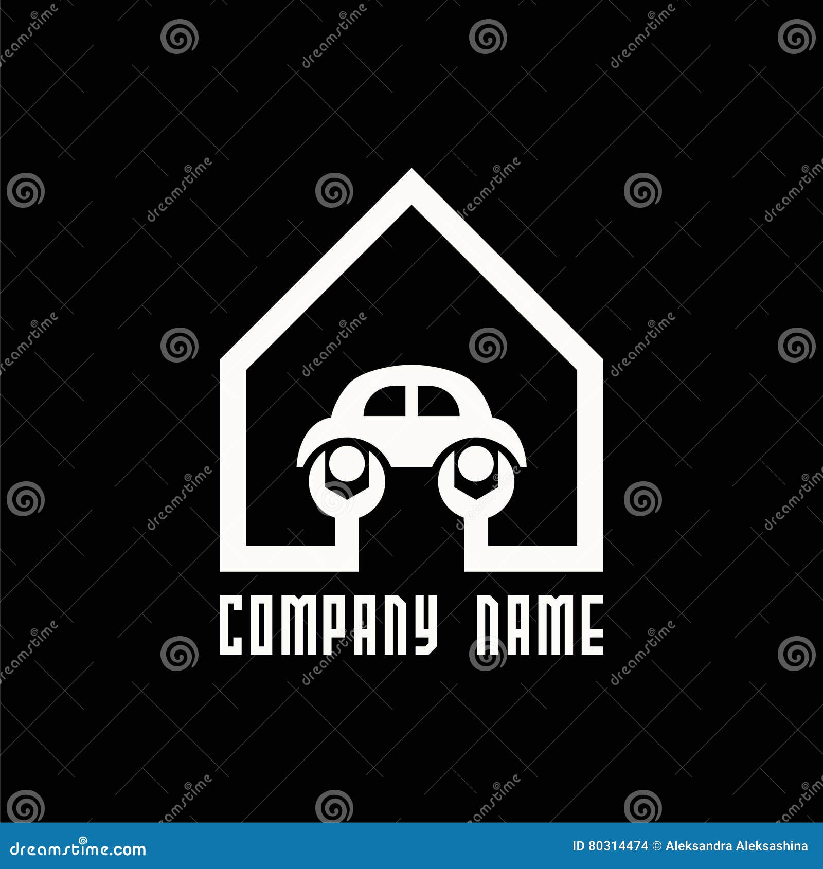 Logo De Vecteur Pour La Station Service Illustration de Vecteur ...